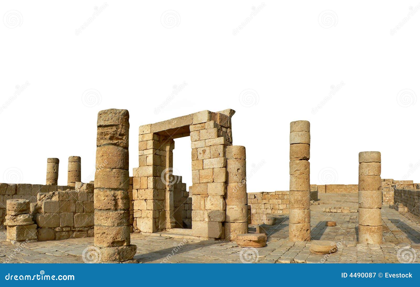 Ancient city stock image. Image of greek, ruins, nabatean - 4490087