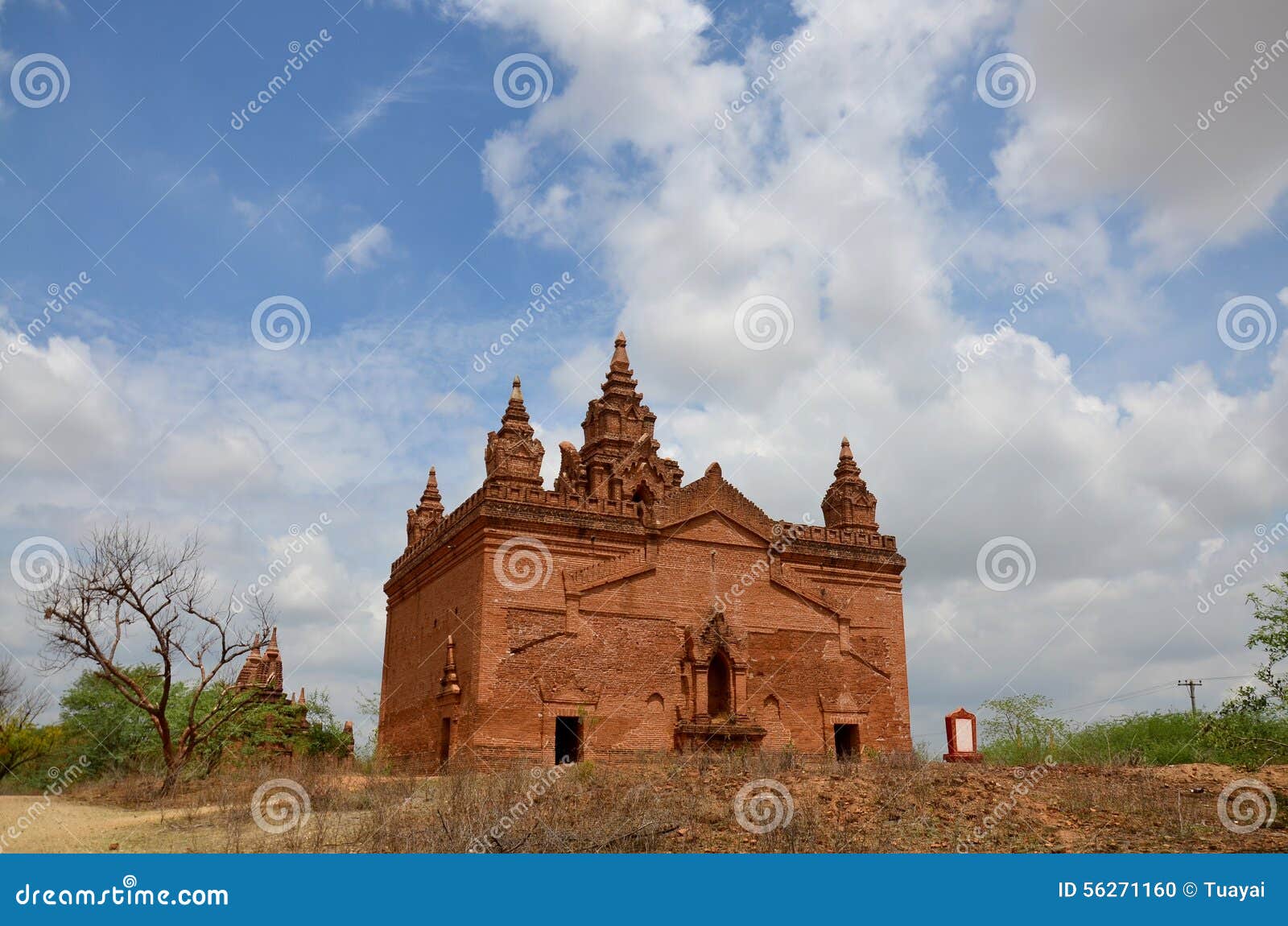 Ancient City of Bagan stock photo. Image of landscape - 56271160