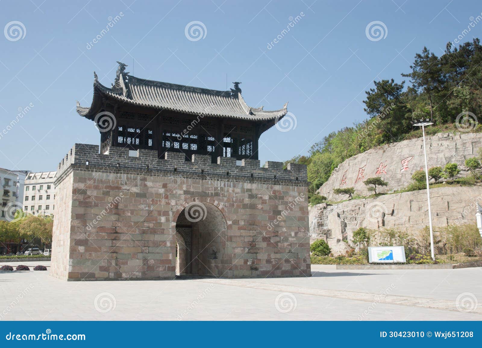 The ancient city gates stock photo. Image of commemorate - 30423010