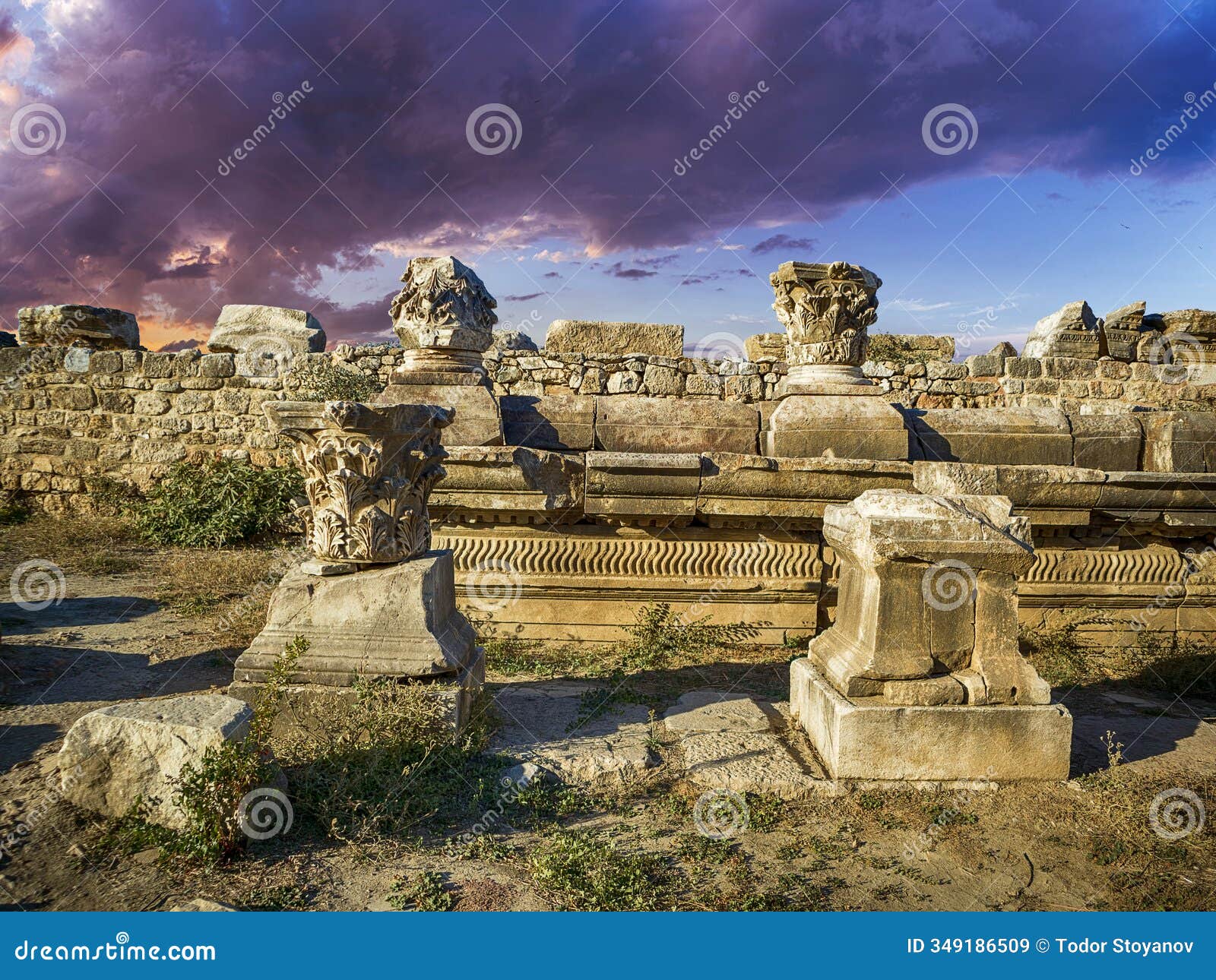 The Ancient City of Magnesia Ad Maeandrum in Turkey Stock Image - Image ...