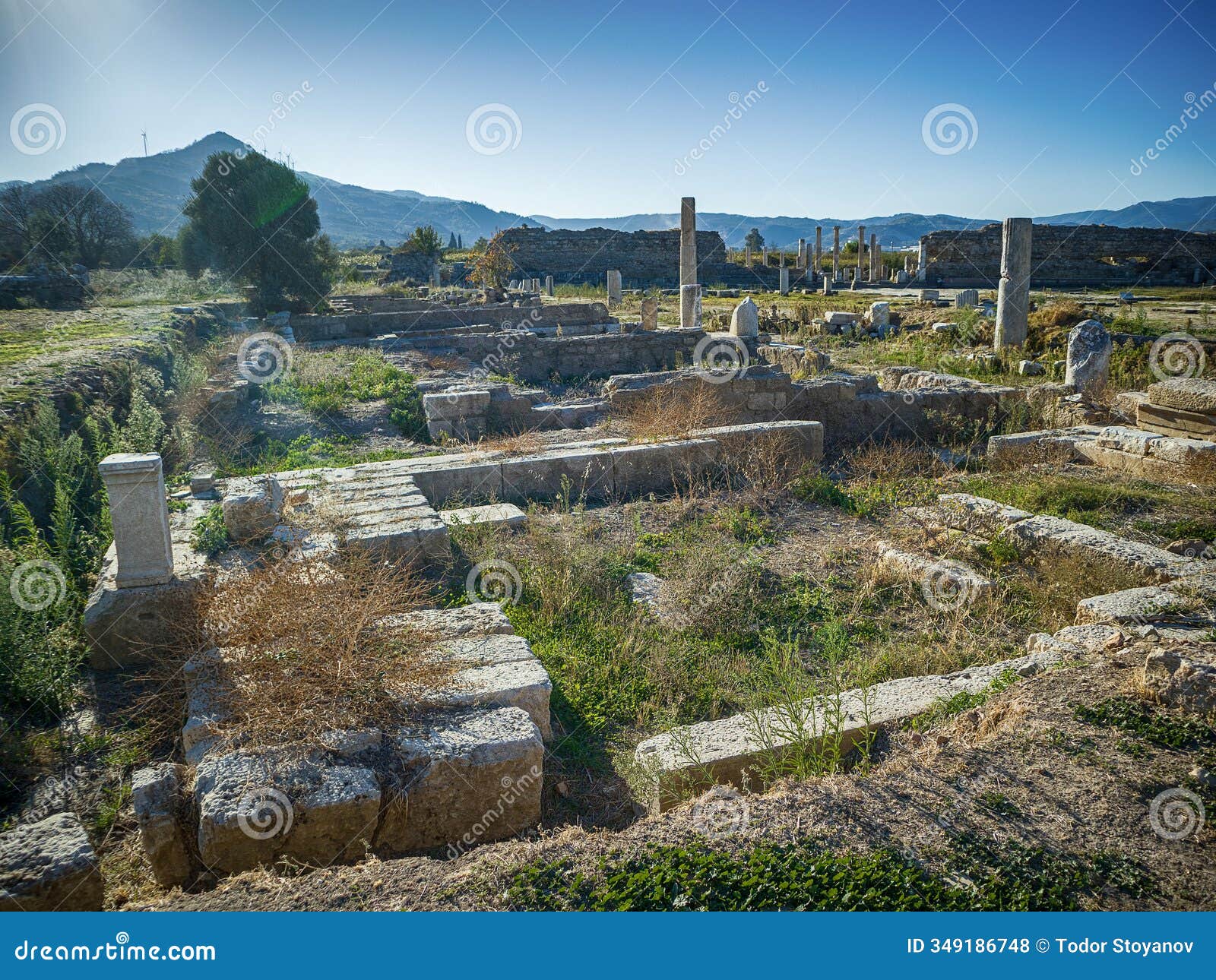 The Ancient City of Magnesia Ad Maeandrum in Turkey Stock Photo - Image ...