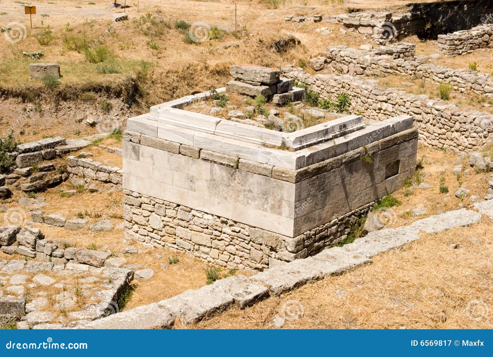 Ancient city of Troy stock image. Image of buildings, archeological ...