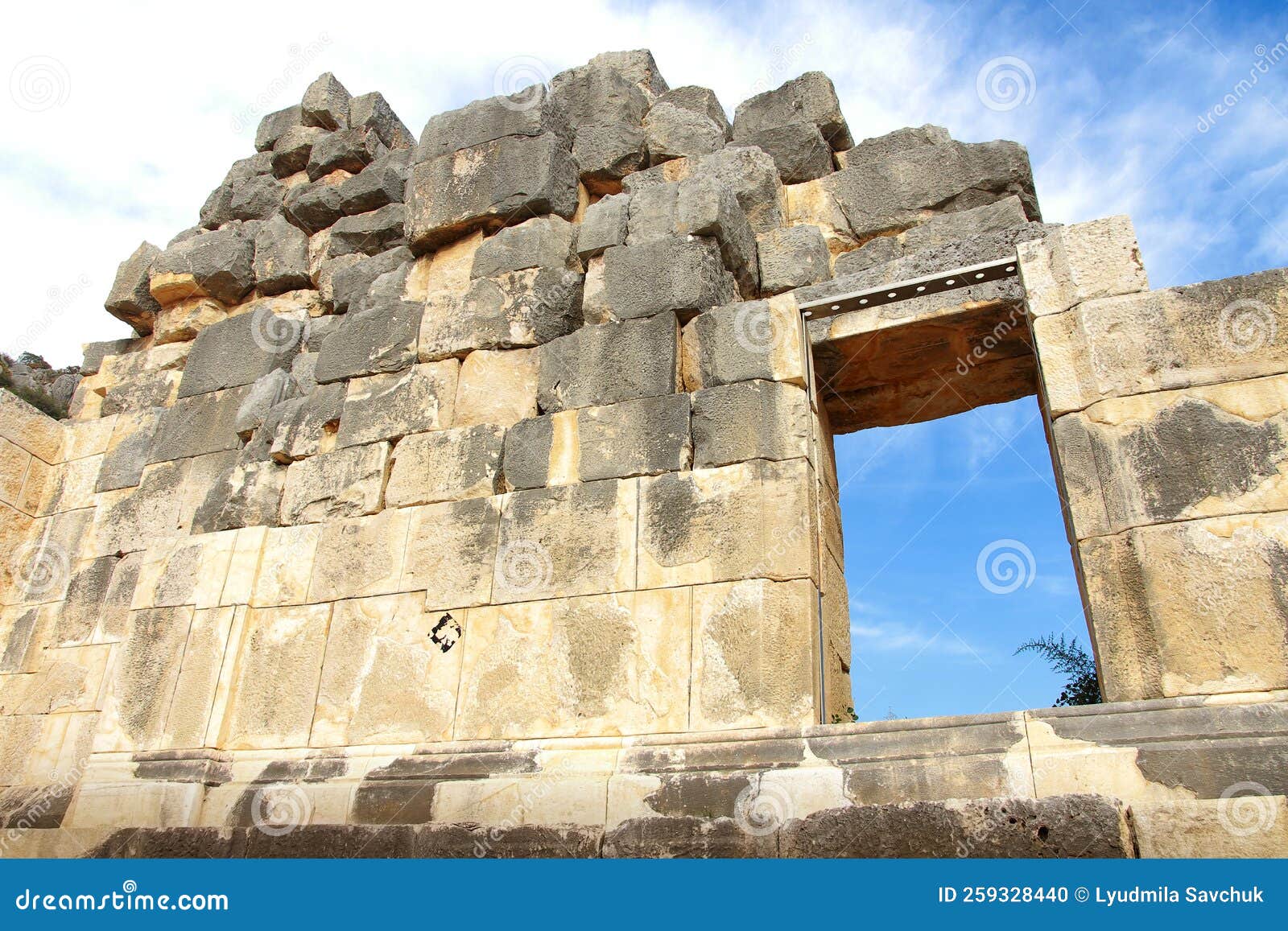 Ancient City in Turkey, Tombs, Arena Stock Photo - Image of arena, city ...