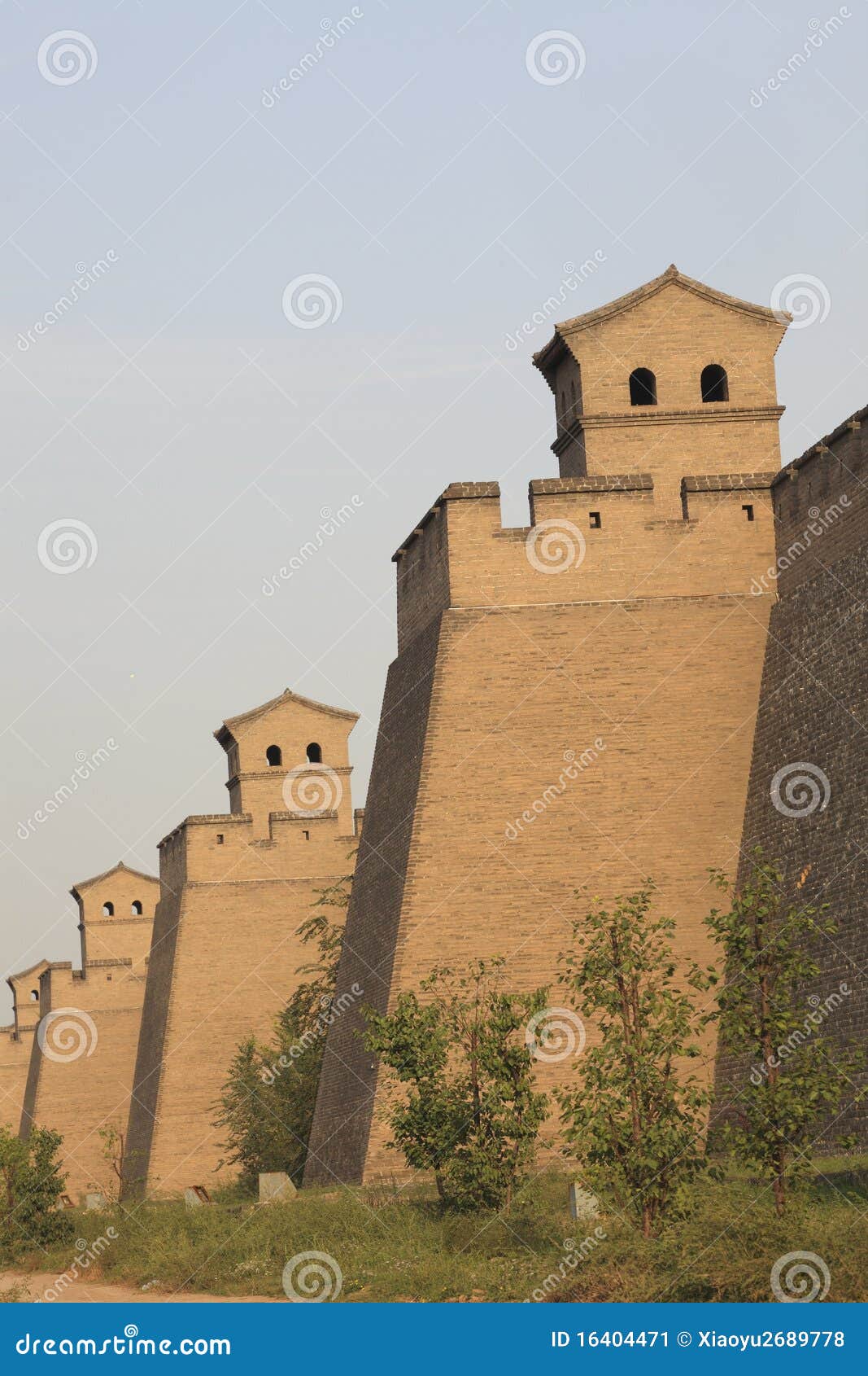 Ancient city wall stock image. Image of asia, world, shanxi - 16404471