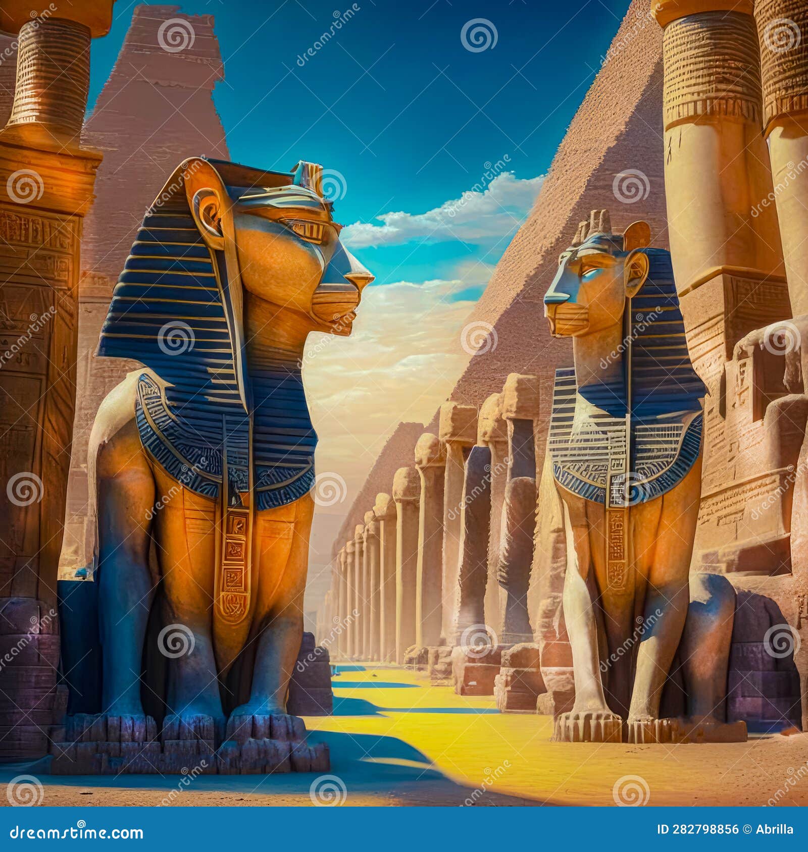 Ancient Civilization of Egypt, Stylization of Ancient Egyptian ...