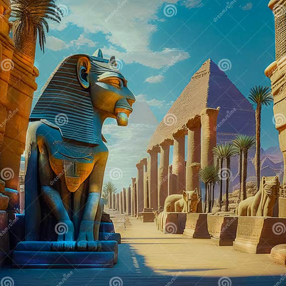 Ancient Civilization of Egypt, Stylization of Ancient Egyptian ...