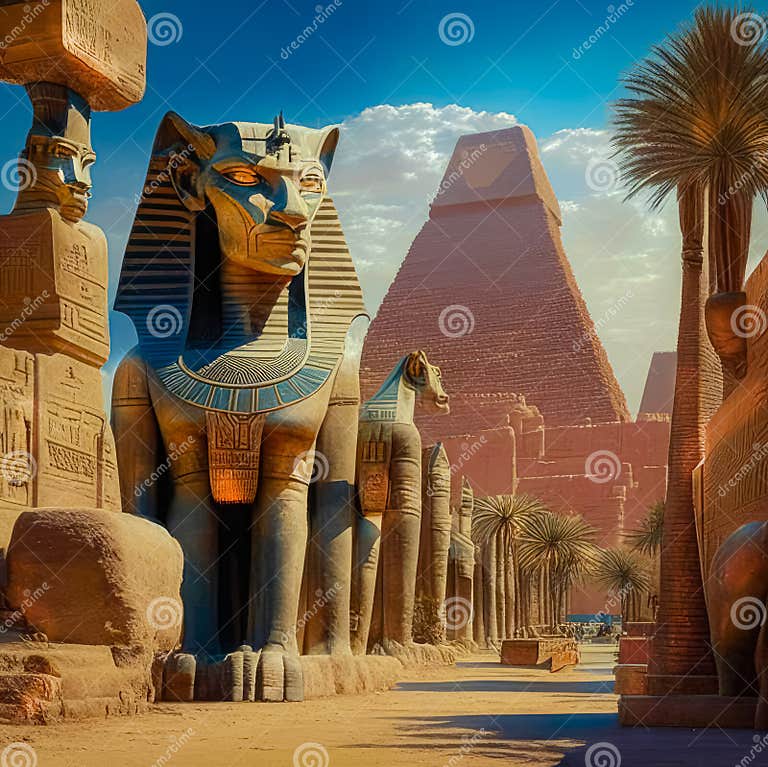 Ancient Civilization of Egypt, Stylization of Ancient Egyptian ...