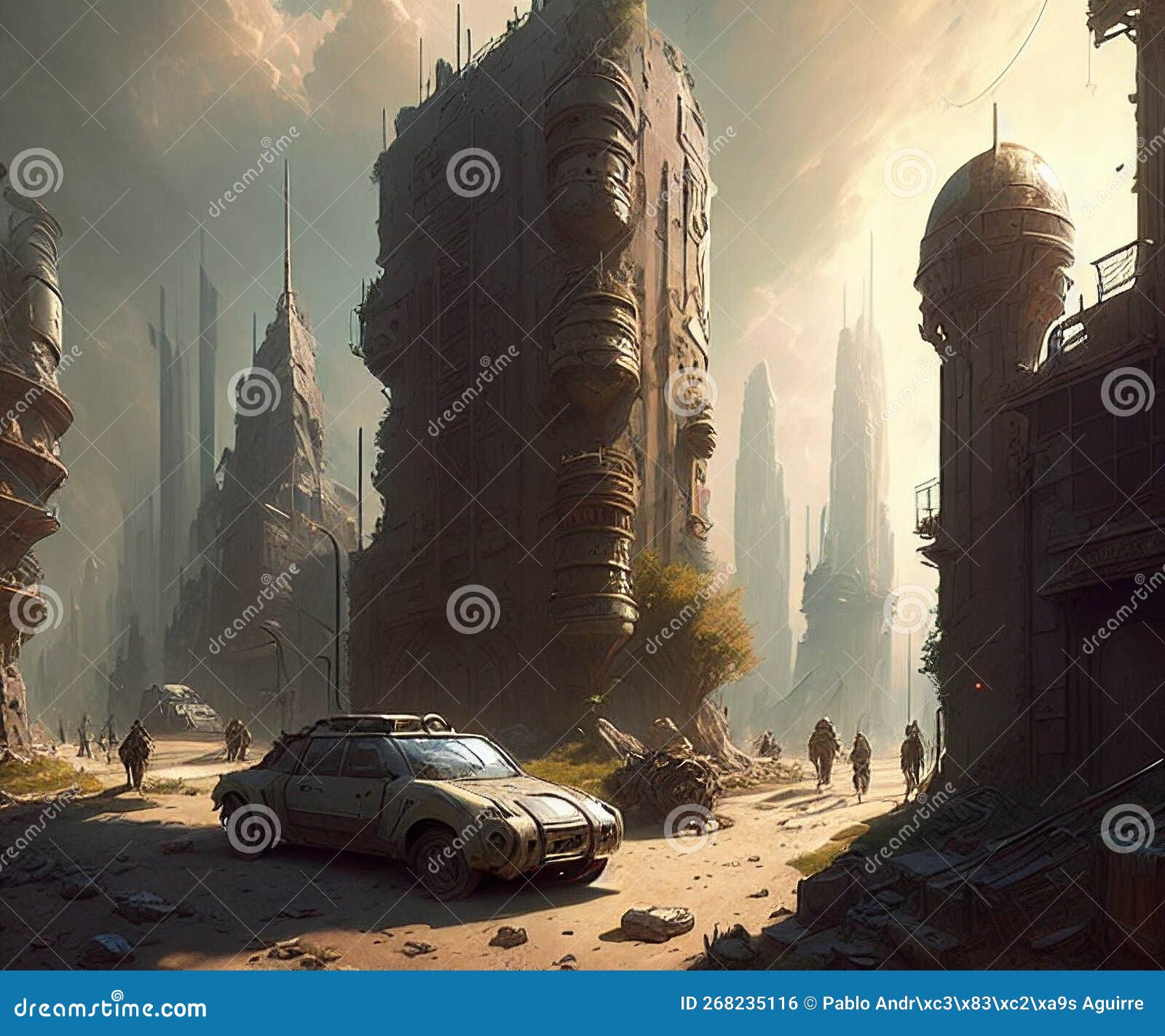 Ancient Civilization.generative Ai Stock Illustration - Illustration of ...