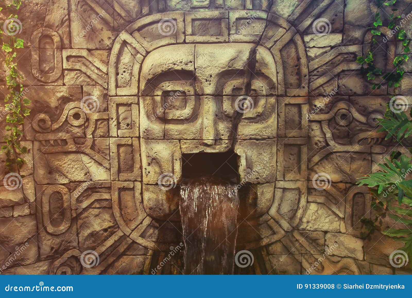 Ancient Civilization Image of a Man in a Rock. Stock Photo - Image of ...