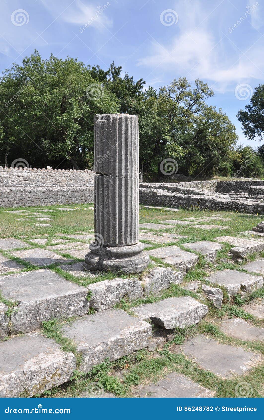 Ancient classical column stock photo. Image of column - 86248782