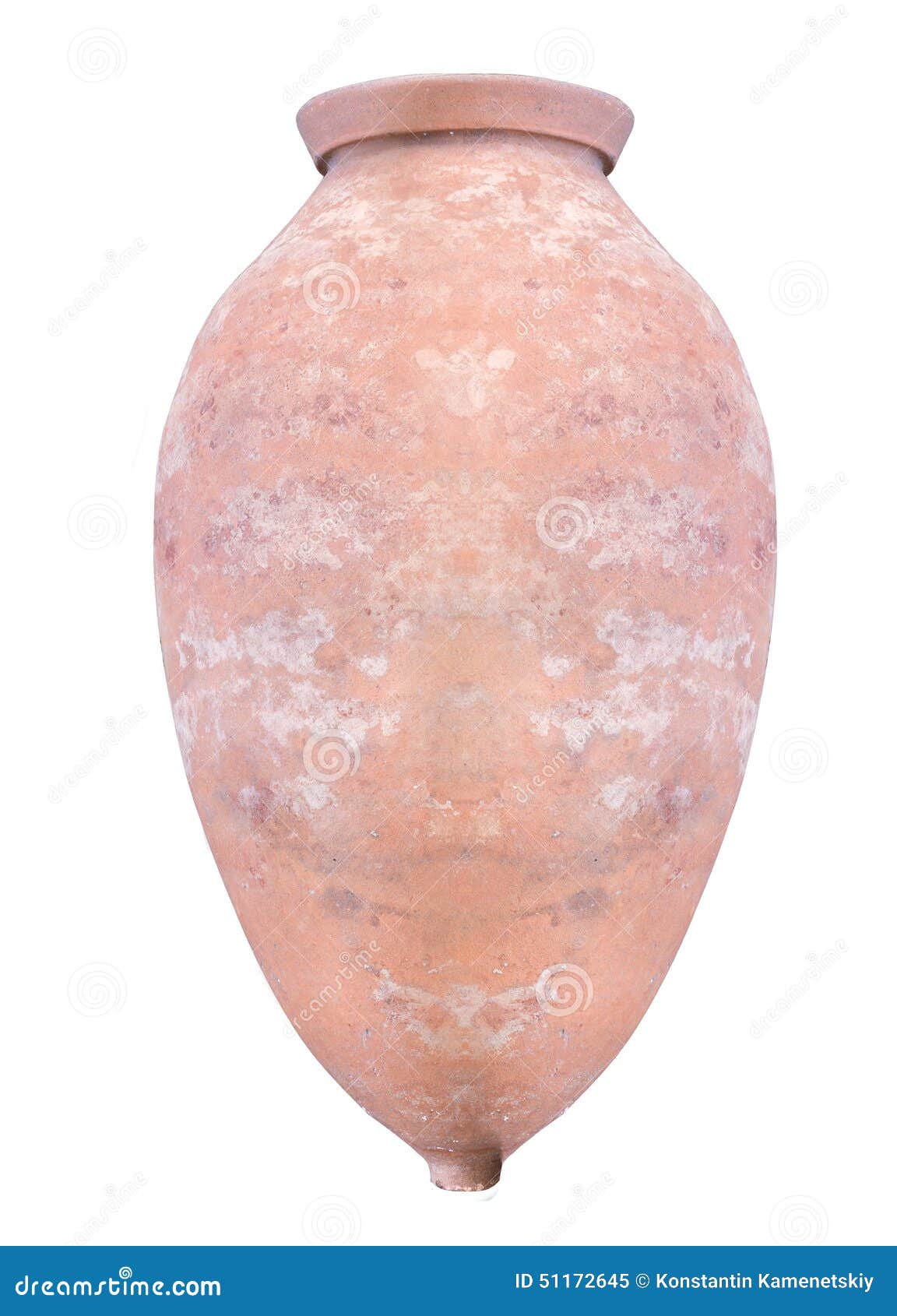 Ancient clay amphora. stock image. Image of style, brown - 51172645