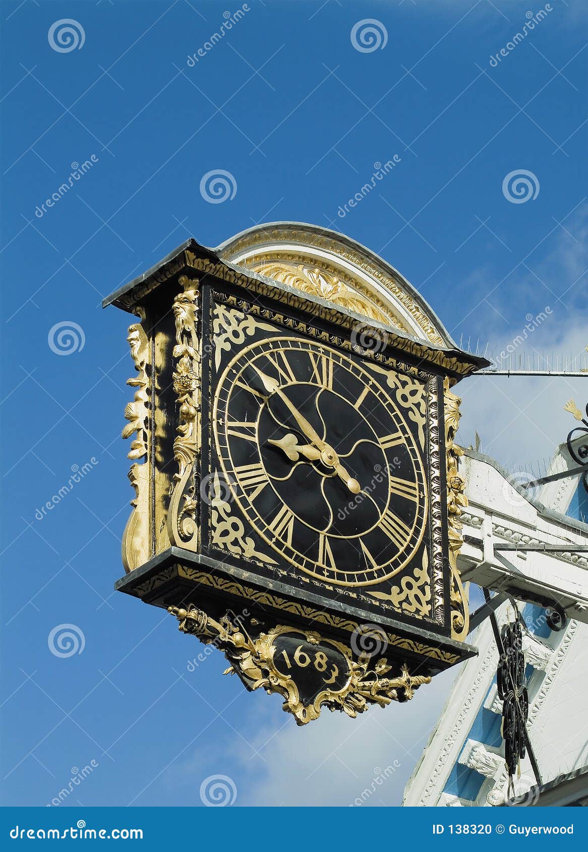 Ancient clock stock photo. Image of gold, tourist, clock - 138320
