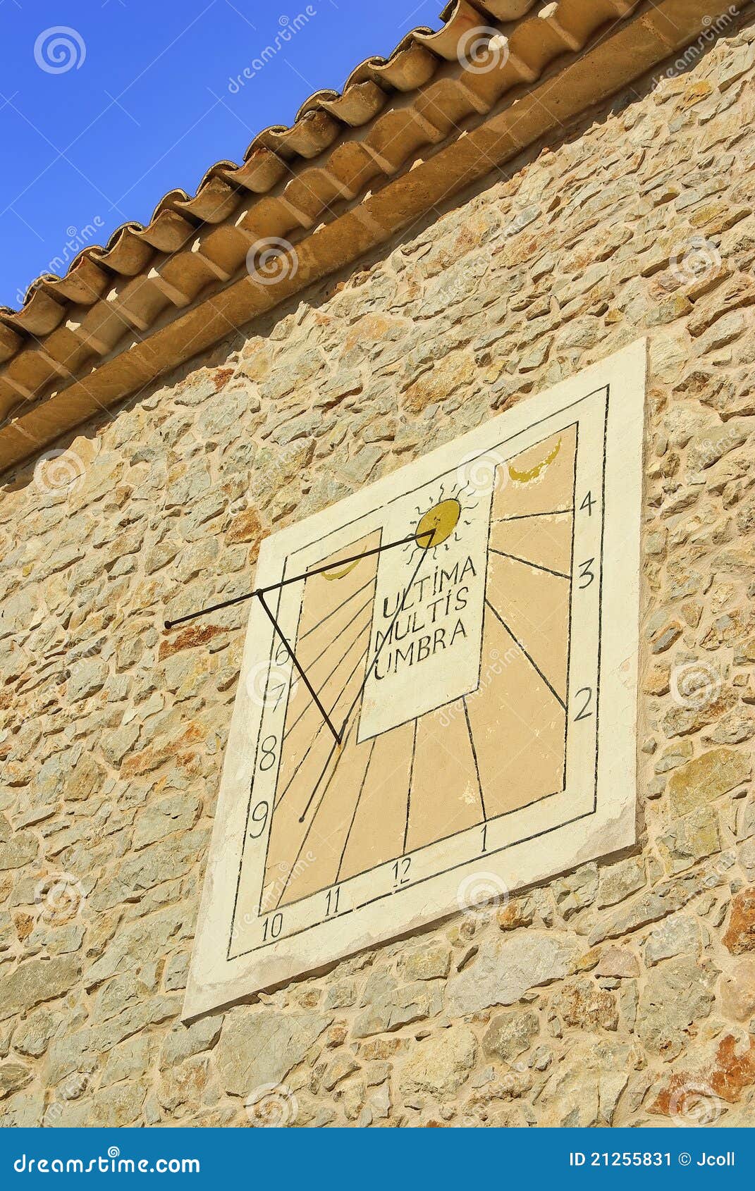 Ancient Clock stock image. Image of house, shadow, instrument - 21255831