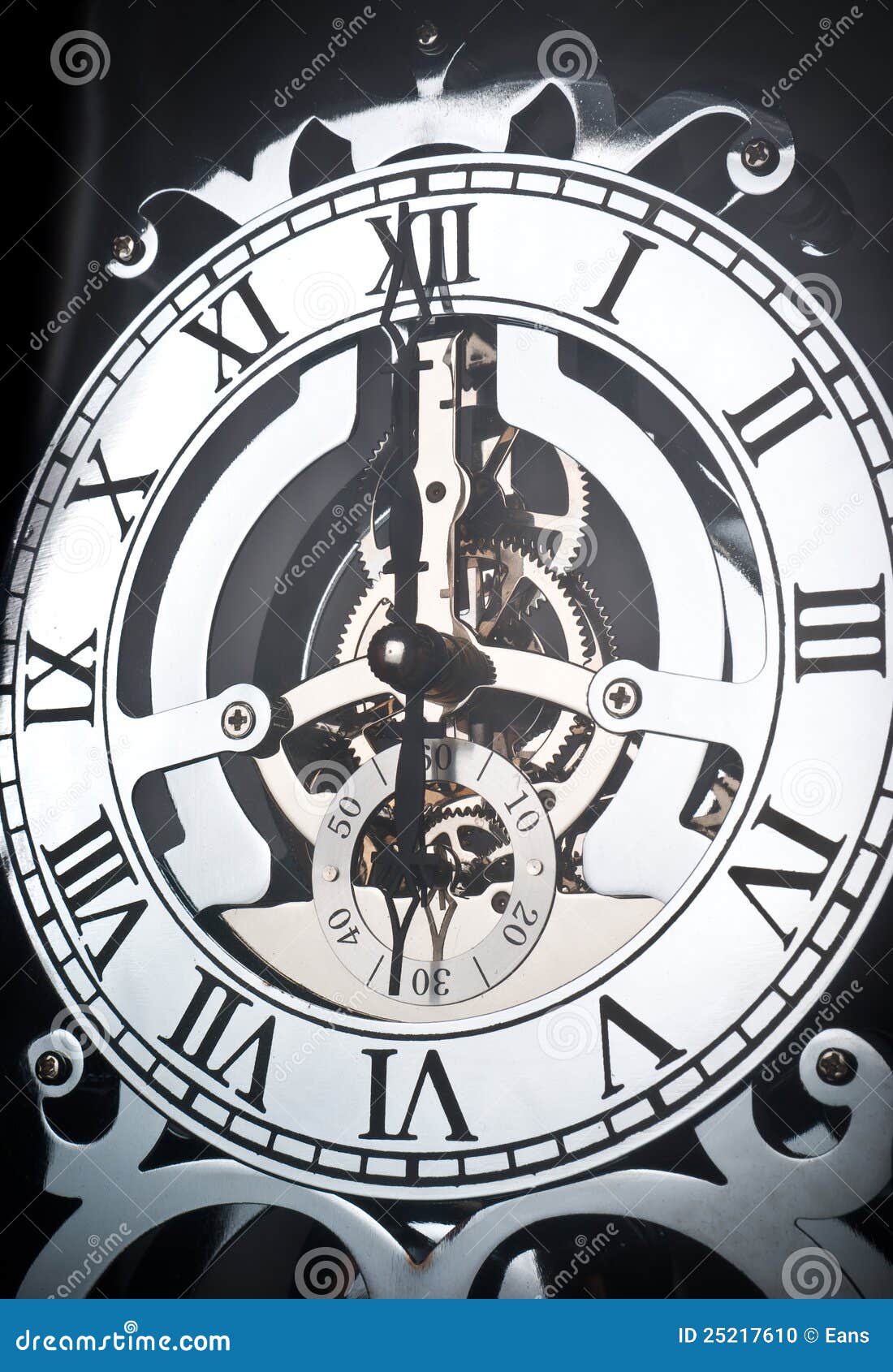 Ancient clock stock photo. Image of timepiece, mechanic - 25217610
