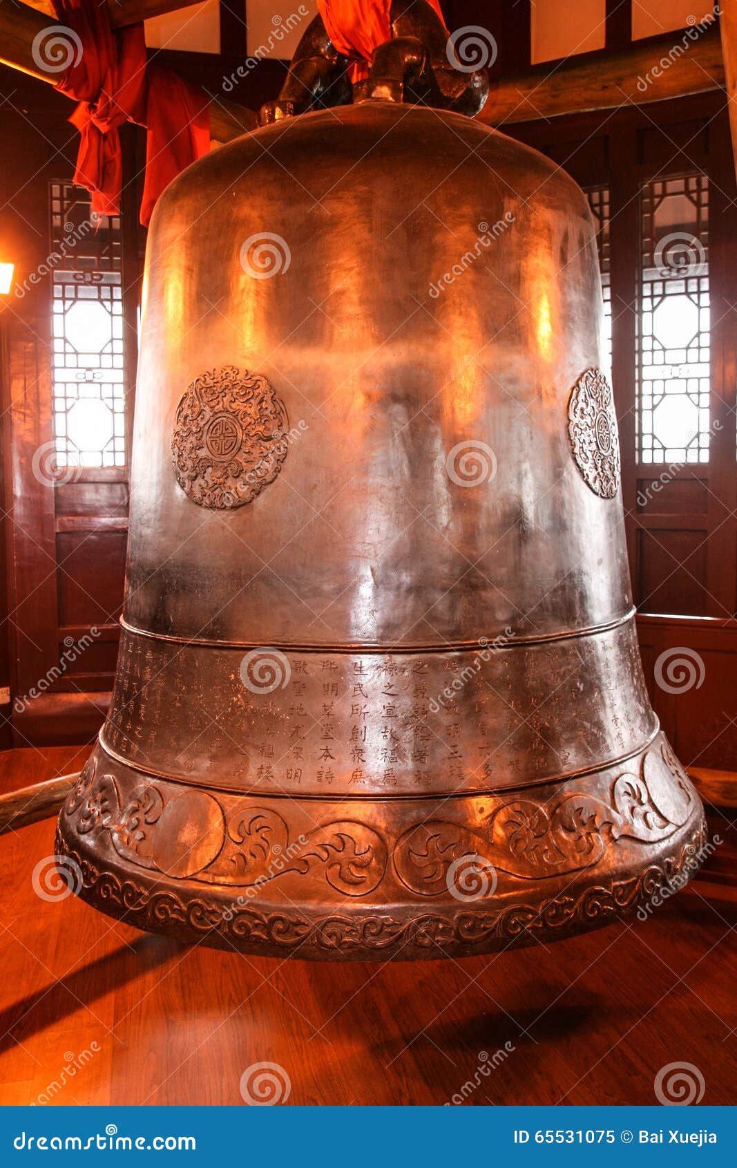 Ancient Clock in Caotang Temple,chengdu,china Stock Image - Image of ...