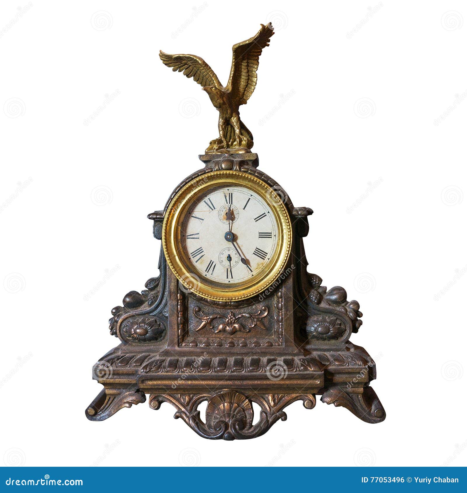 Ancient clock stock photo. Image of retro, fragility - 77053496