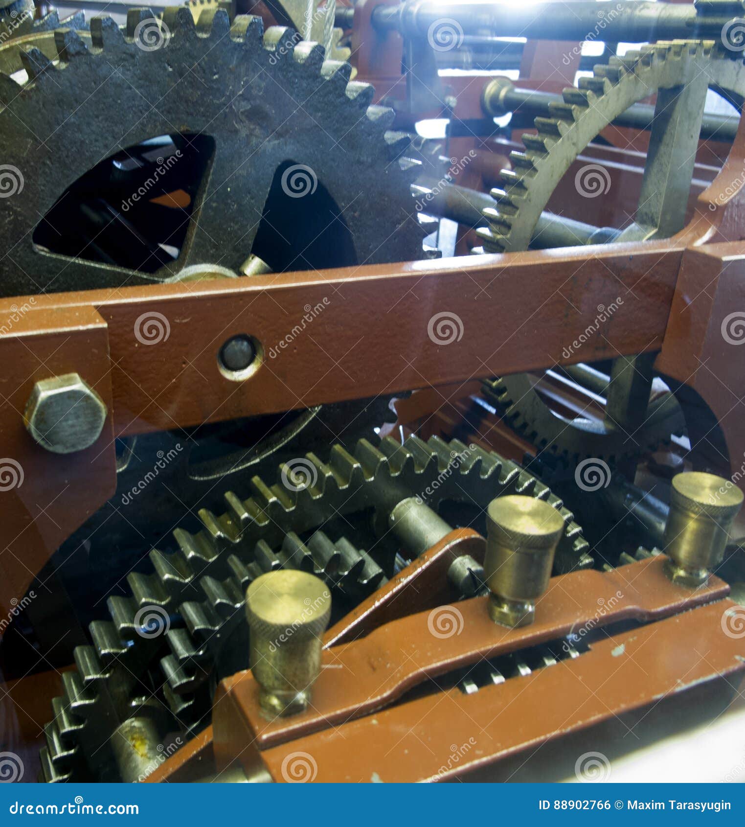 Ancient clock stock photo. Image of metal, city, cogwheel - 88902766