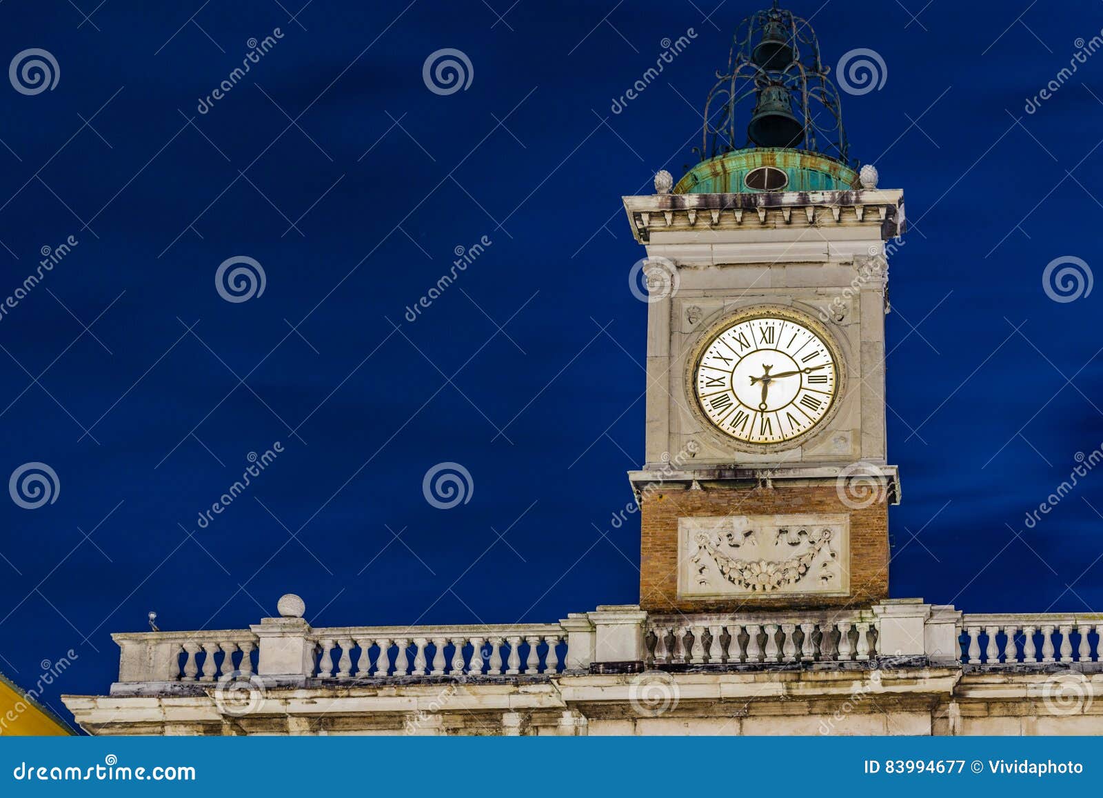 Ancient clock tower stock image. Image of history, travel - 83994677