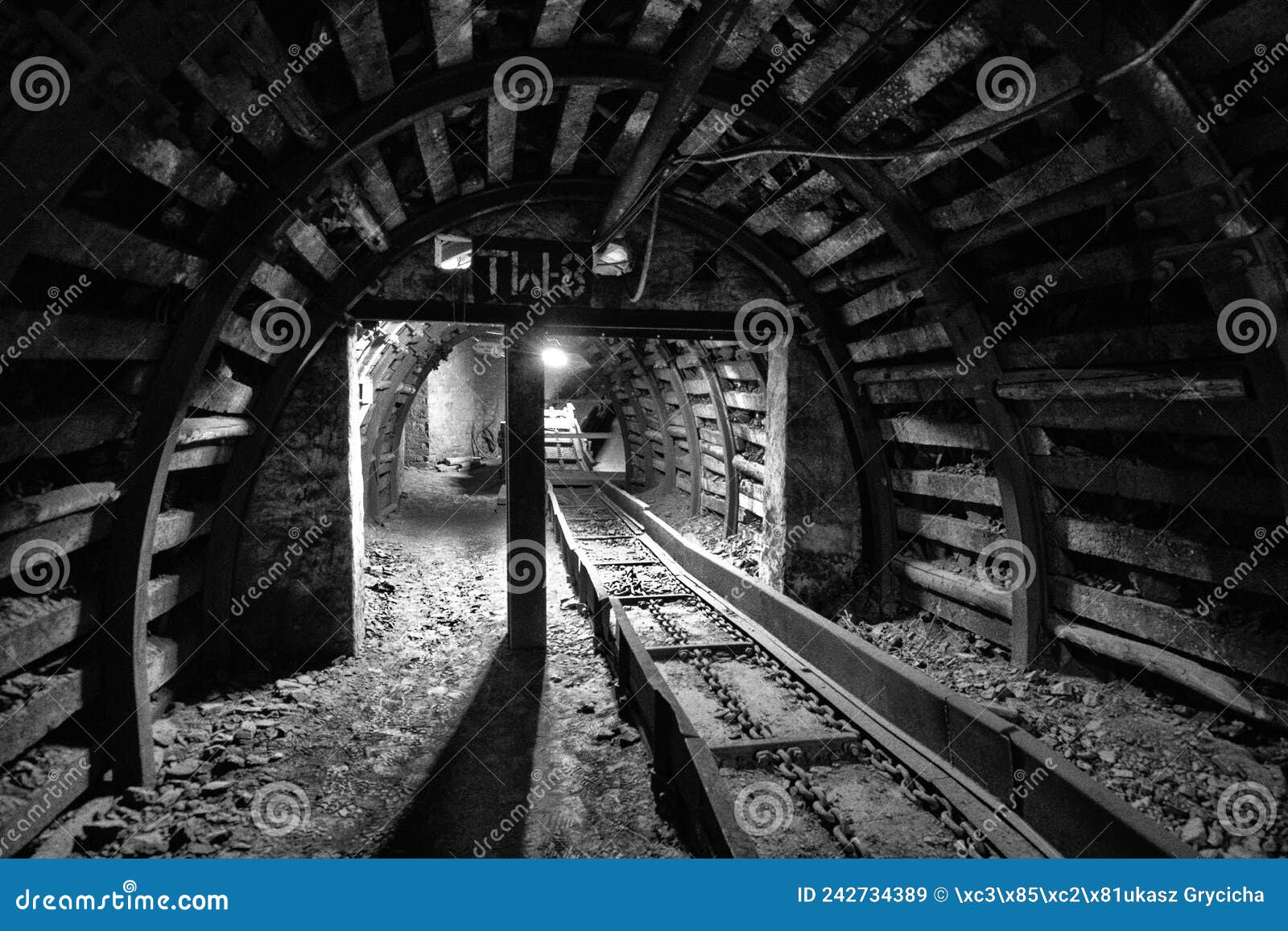Ancient Coal Mine Guido in Zabrze Stock Image - Image of dangerous ...