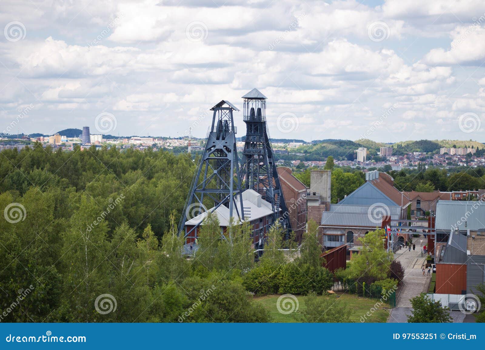Ancient Coal Mine Near Charleroi, Belgium Stock Image - Image of ...