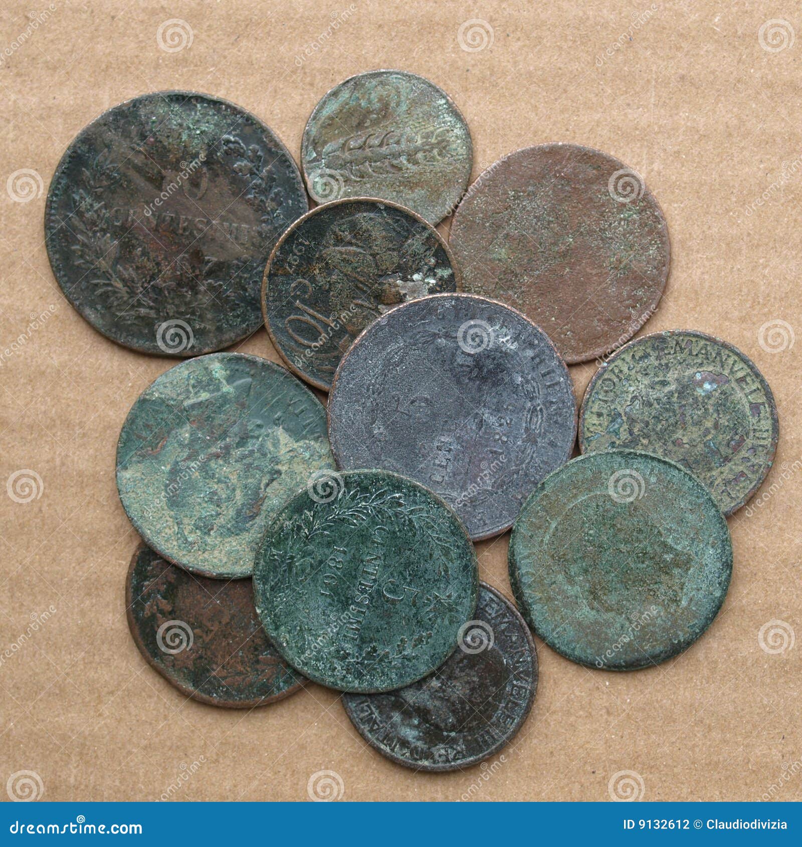 Ancient coins stock photo. Image of black, ancient, money - 9132612