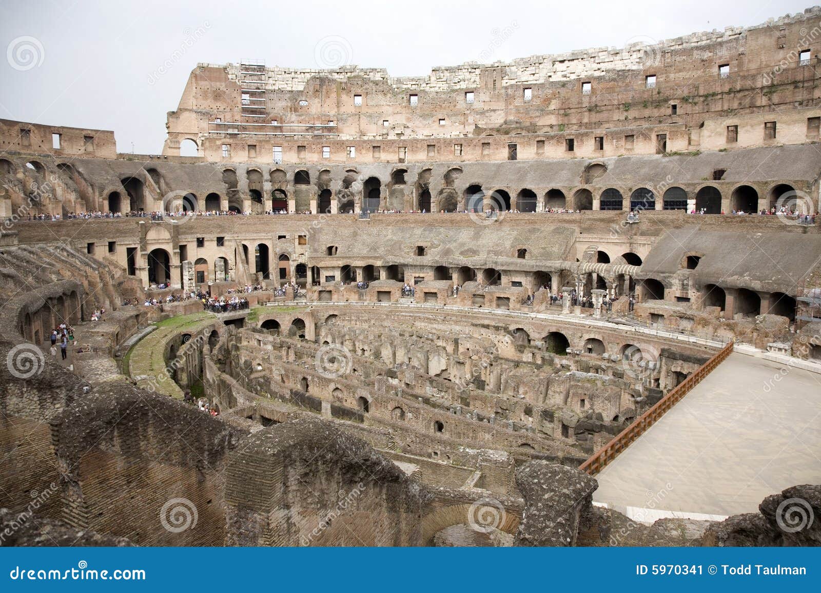 The Ancient Coleseum of Rome Italy Stock Image - Image of landmark ...