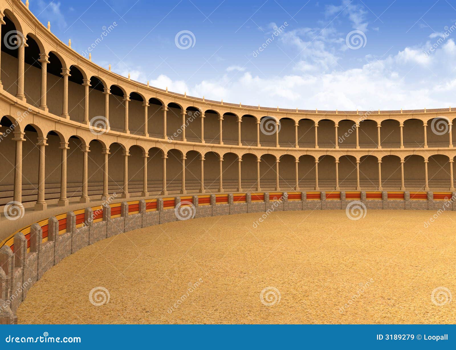 Ancient coliseum arena stock image. Image of italy, building - 3189279