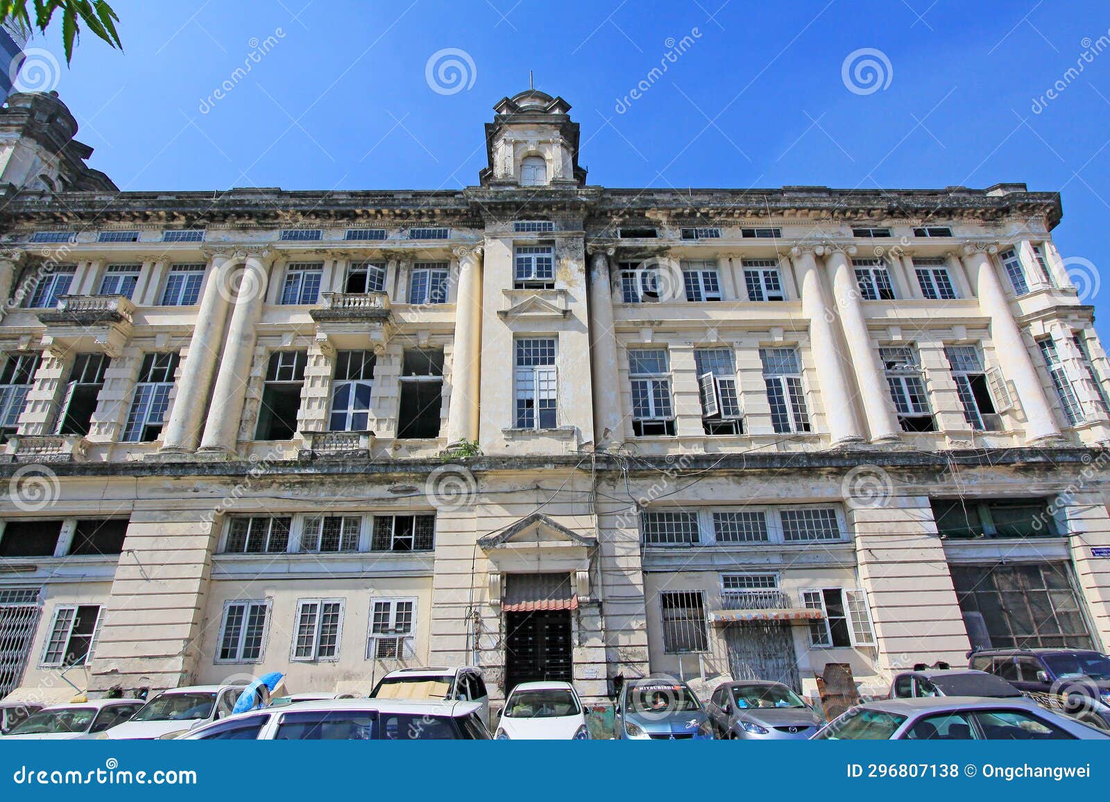 Colony Building in Yangon, Yangon, Myanmar Editorial Stock Photo ...