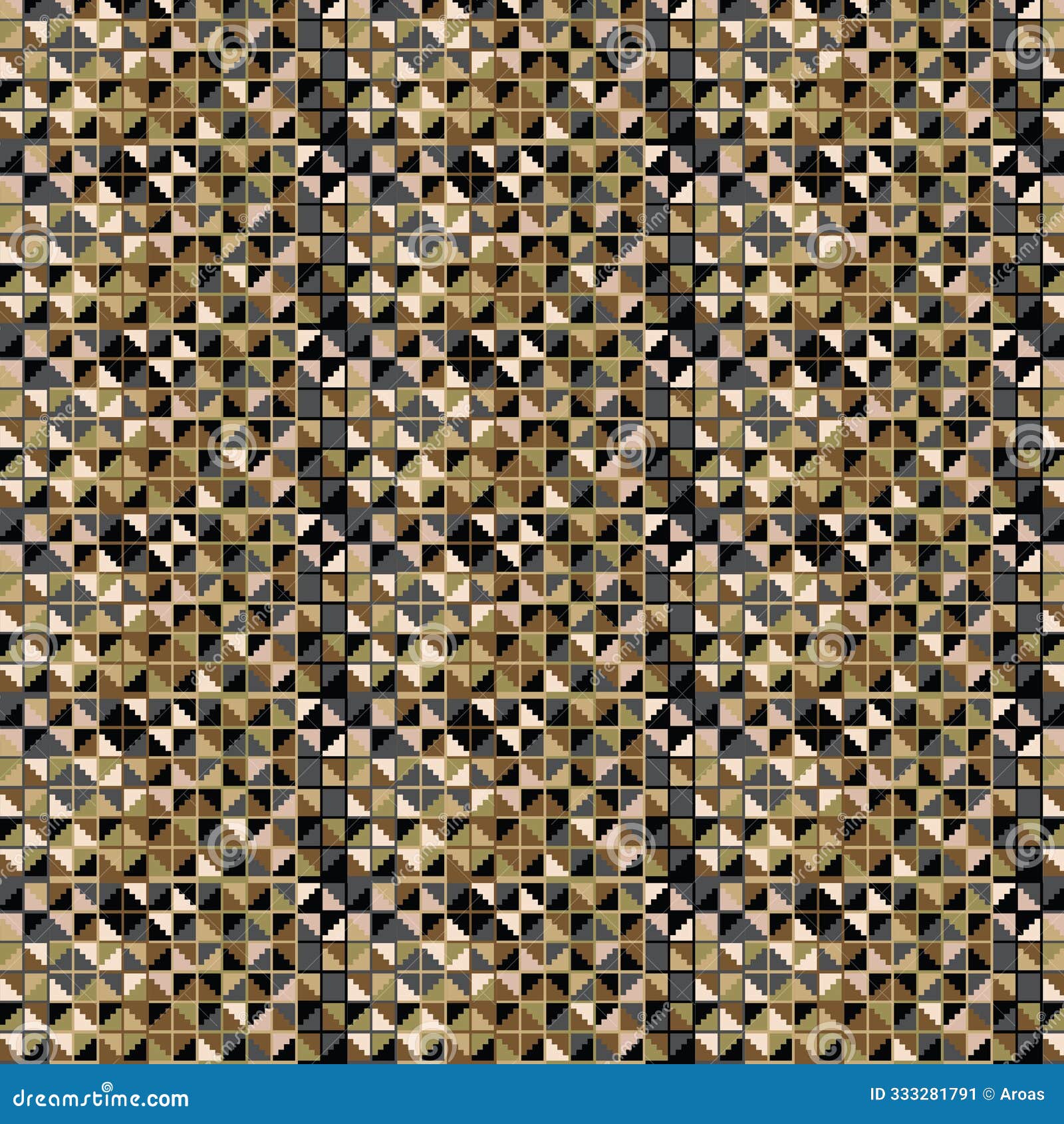 Ancient Colorful Shape Background Illustration Stock Illustration ...