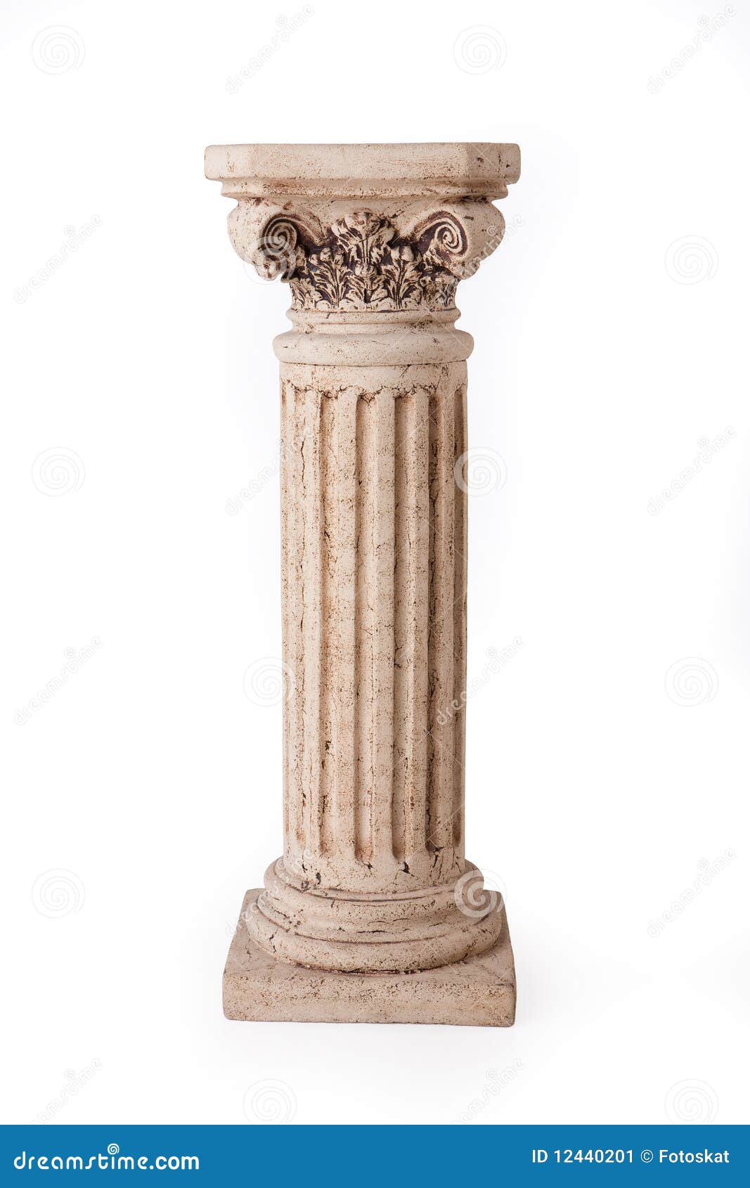 Ancient Column stock image. Image of single, color, greek - 12440201