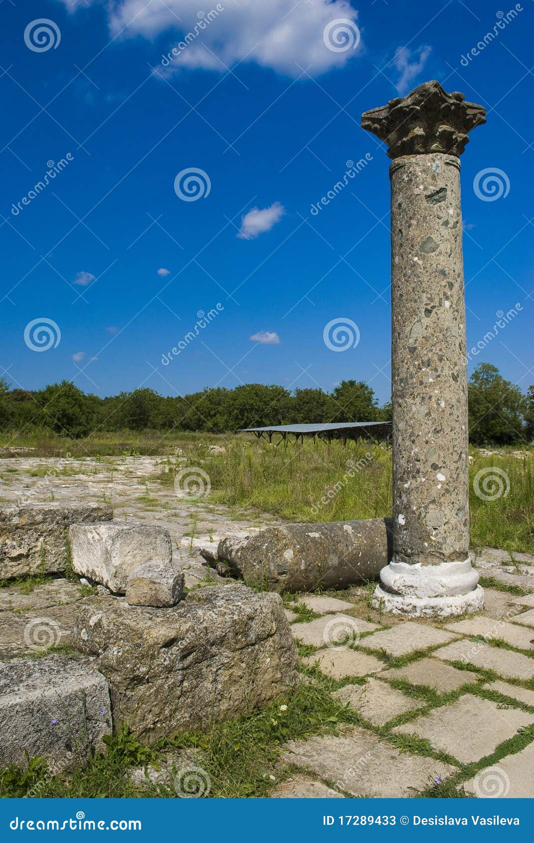 Ancient column stock image. Image of arch, preslav, religion - 17289433