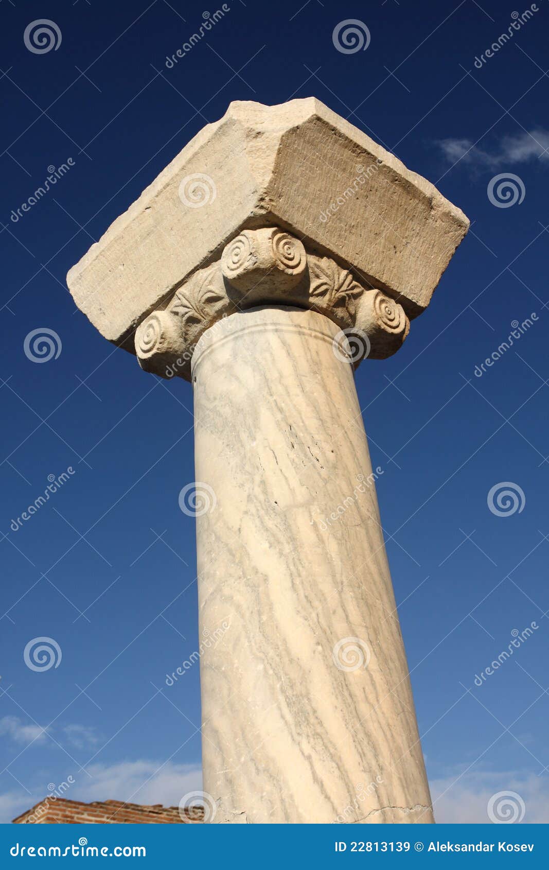 Ancient column stock image. Image of antiquities, building - 22813139