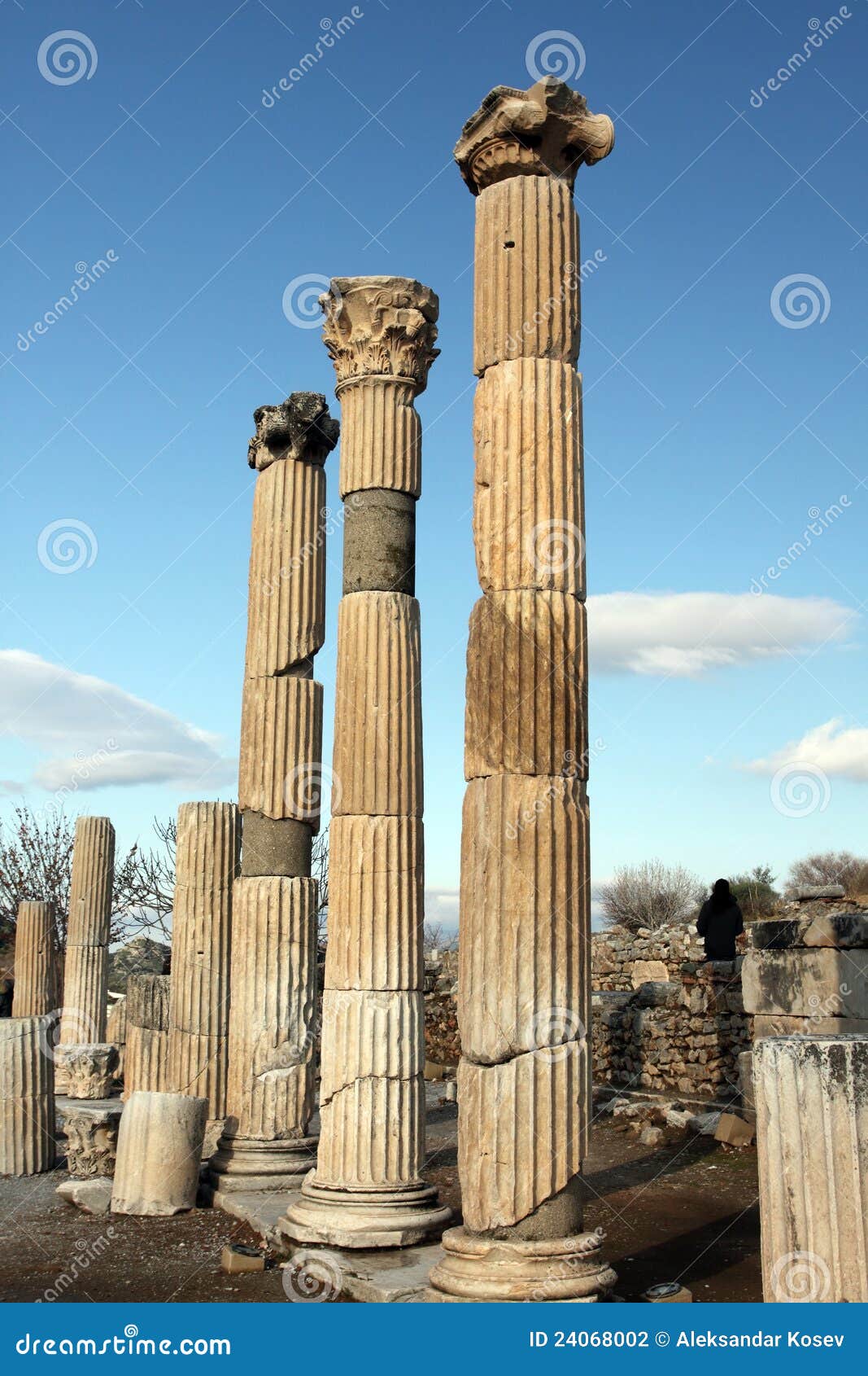 Ancient column stock photo. Image of columns, rome, grecian - 24068002