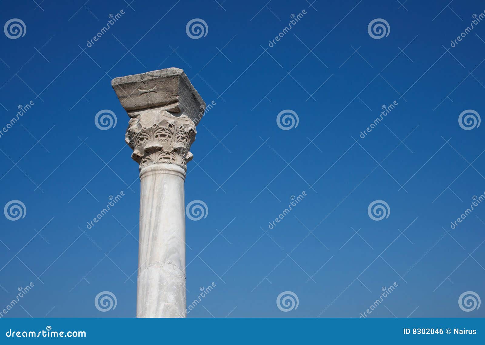 Ancient column stock photo. Image of capitol, permanent - 8302046