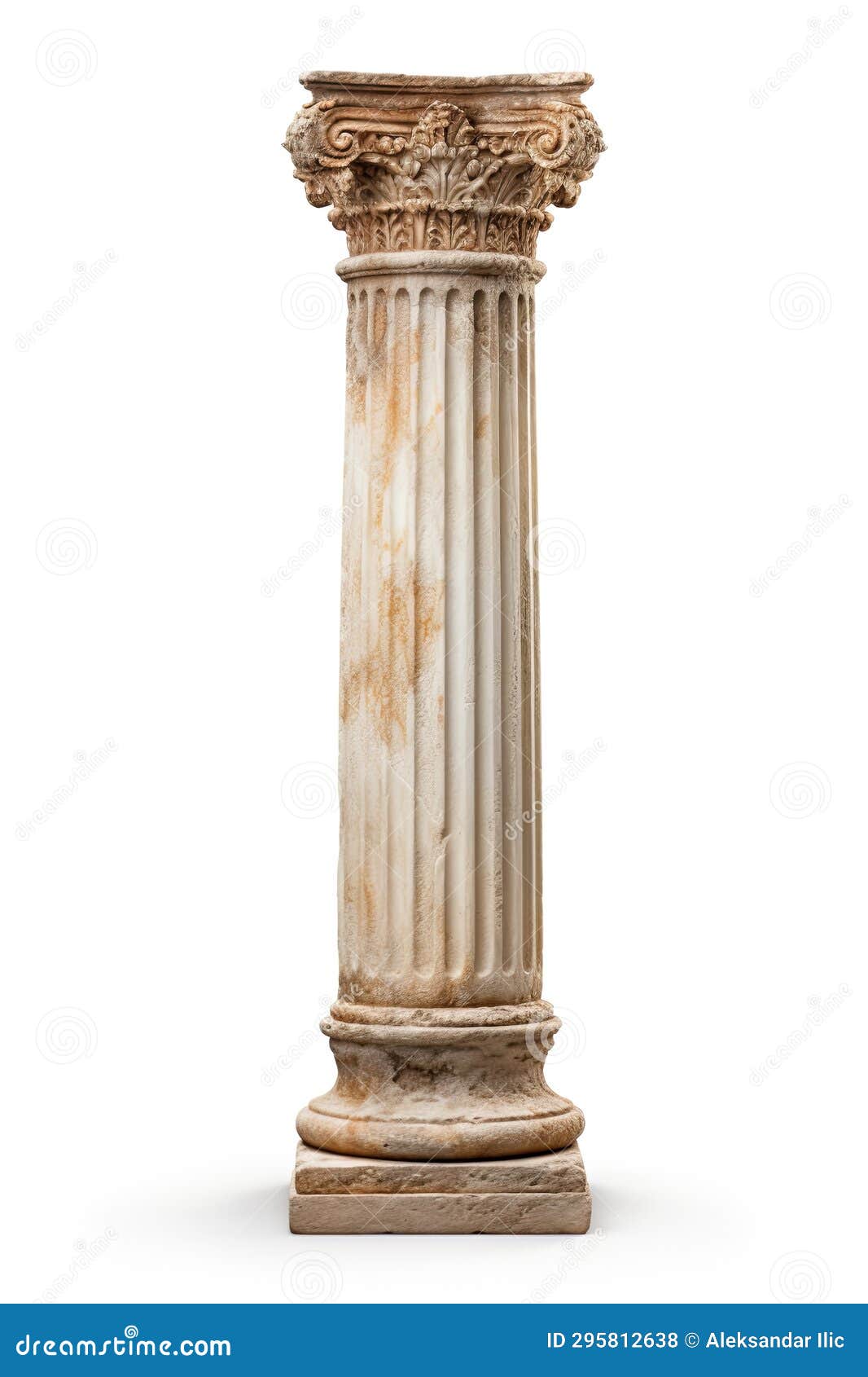 Ancient Column or Pillar. Ionic, Doric and Corinthian Style ...