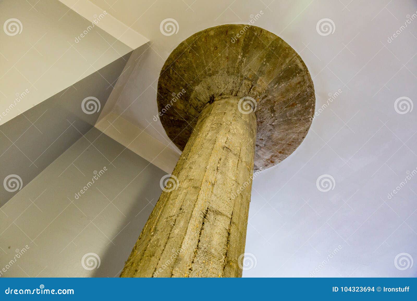 Old bearing column stock photo. Image of wooden, vertical - 104323694
