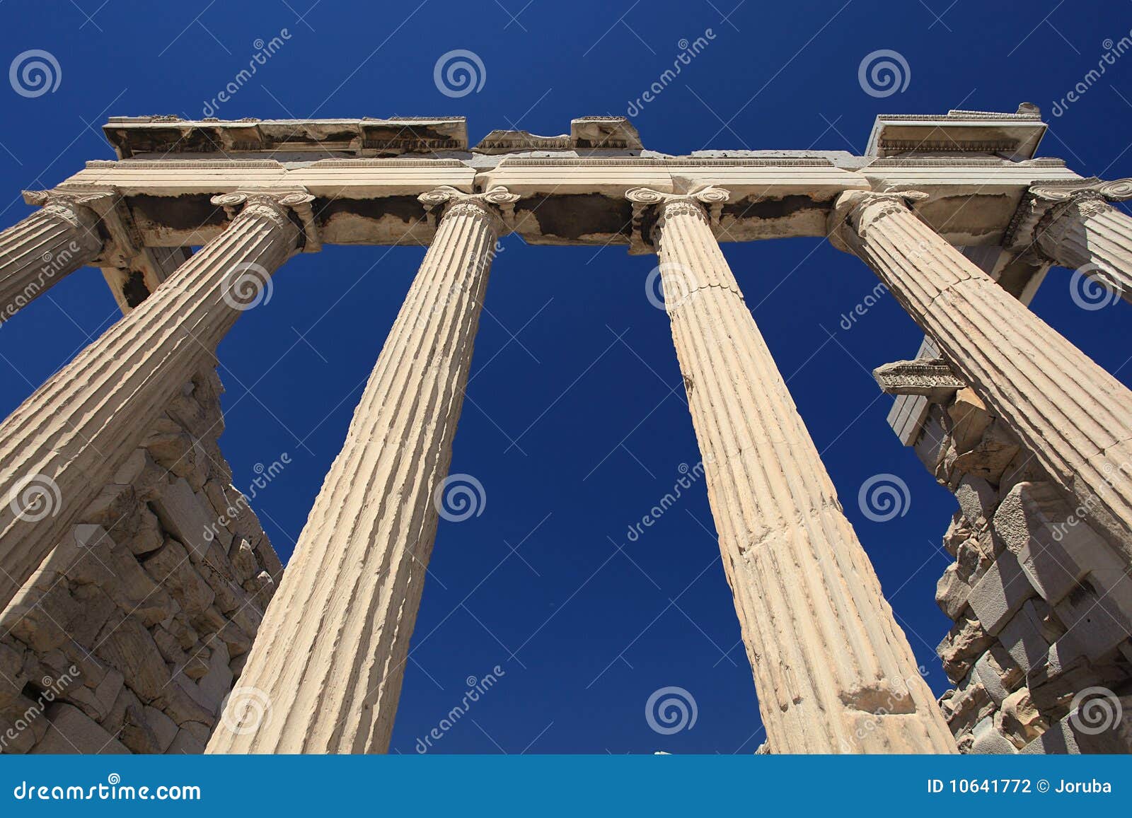 Ancient columns stock photo. Image of marble, decorative - 10641772
