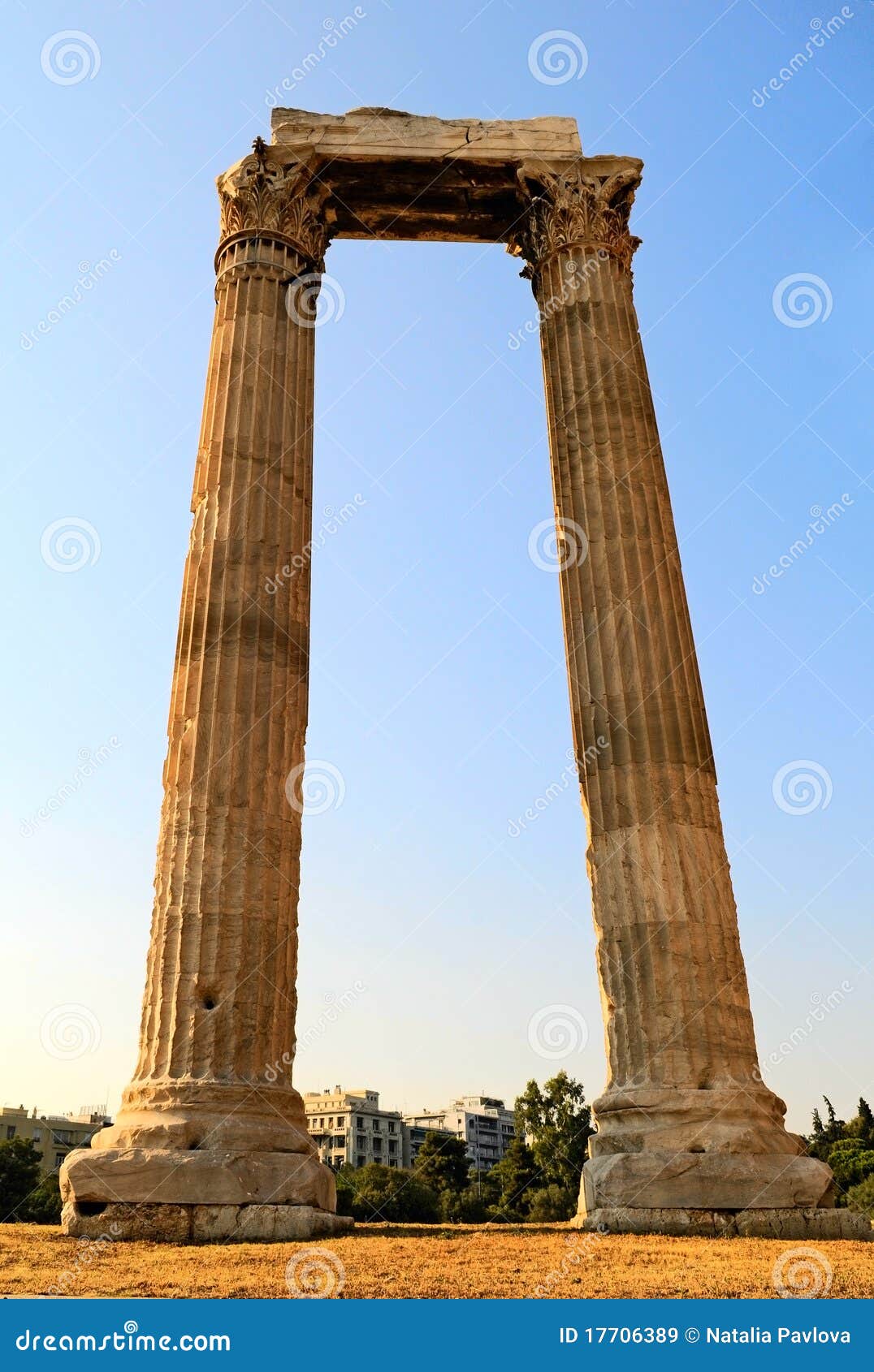 Ancient columns stock image. Image of pericles, ruined - 17706389
