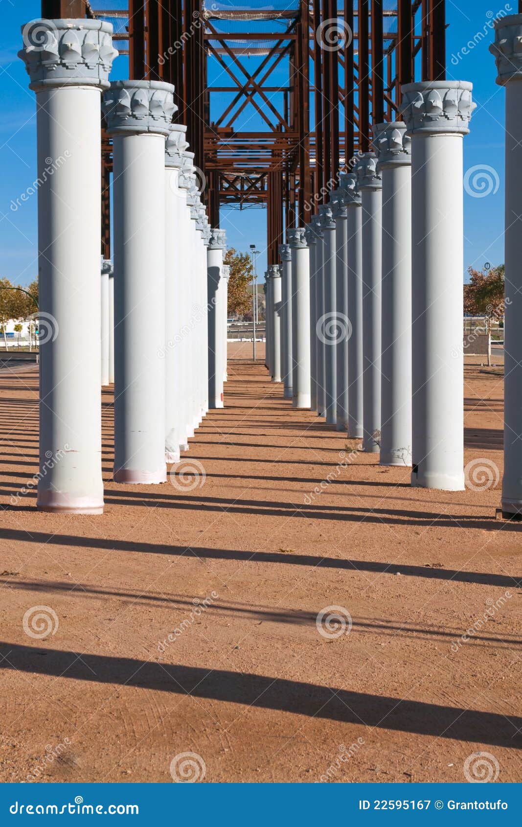 Ancient columns stock image. Image of colors, city, historic - 22595167