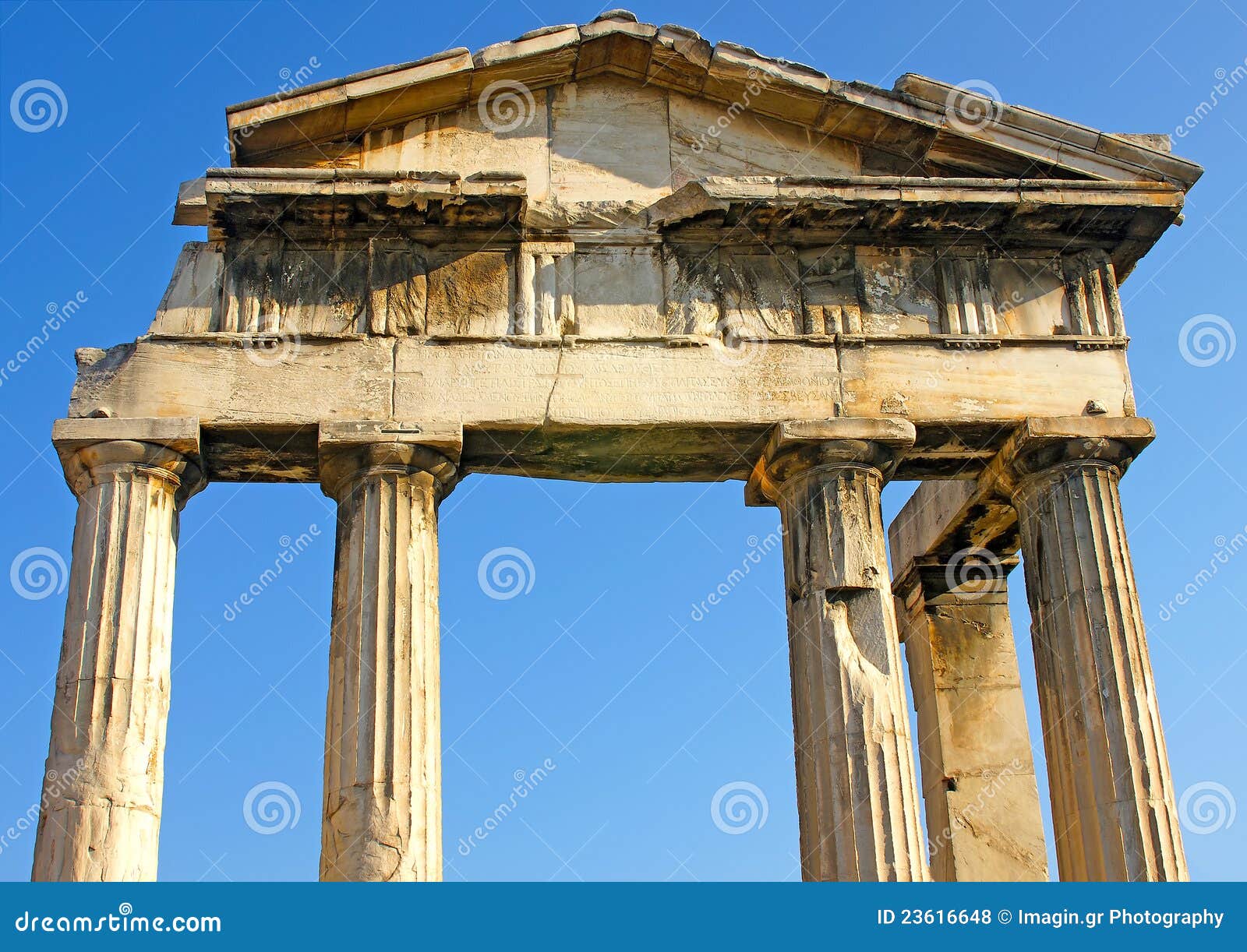 Ancient columns stock photo. Image of archeologycal, landmark - 23616648