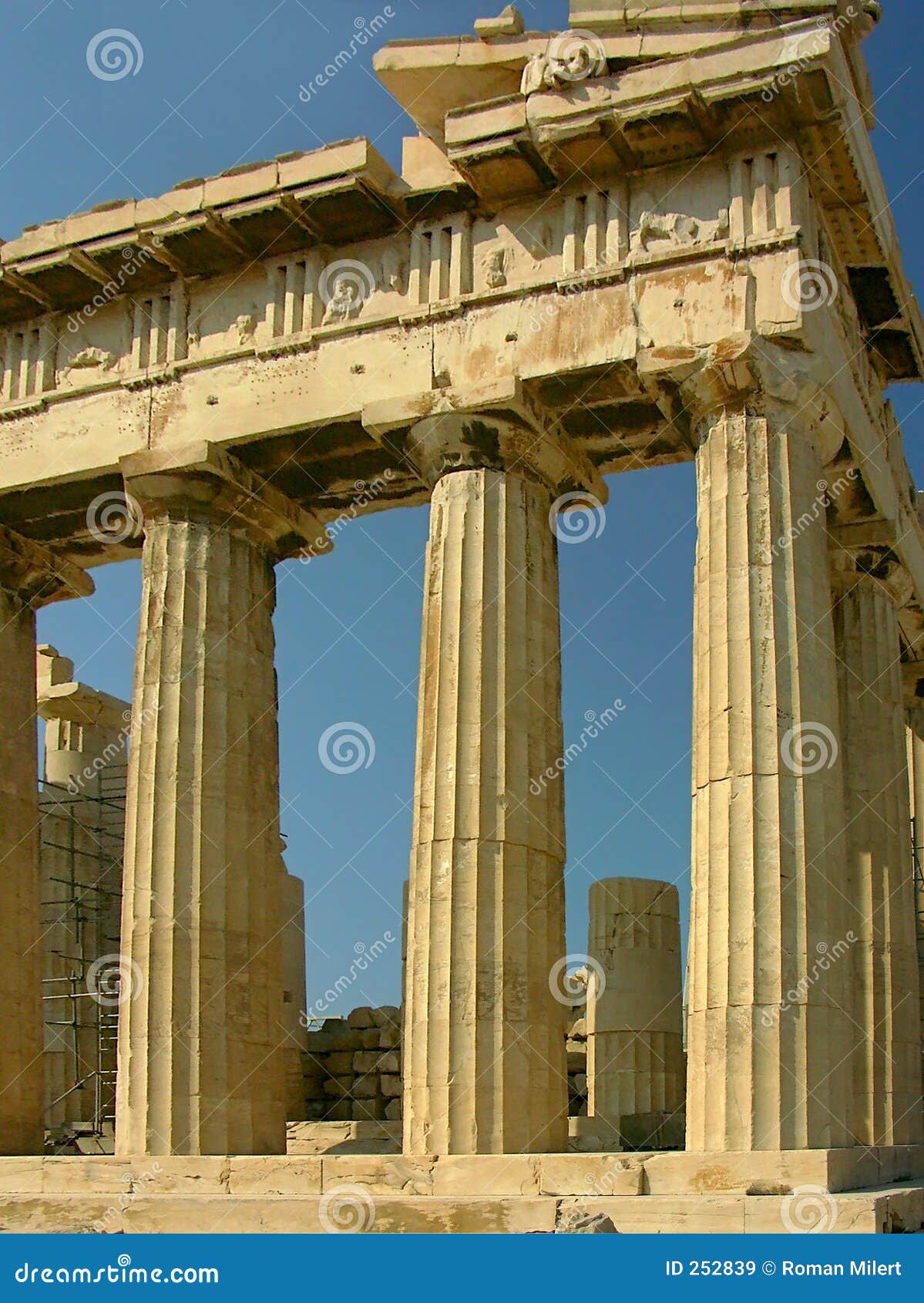 Ancient columns stock image. Image of holidays, temple - 252839