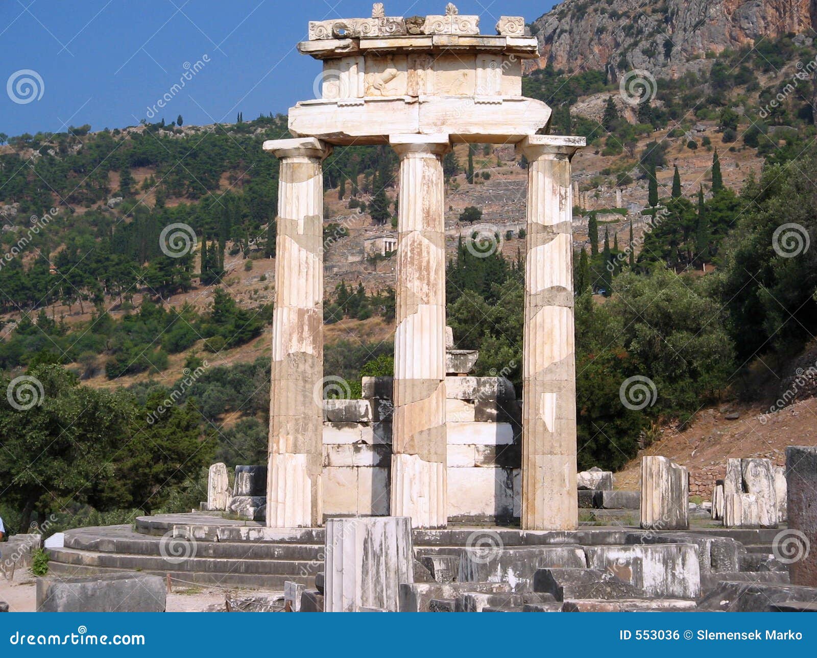 Ancient columns stock photo. Image of column, historical - 553036