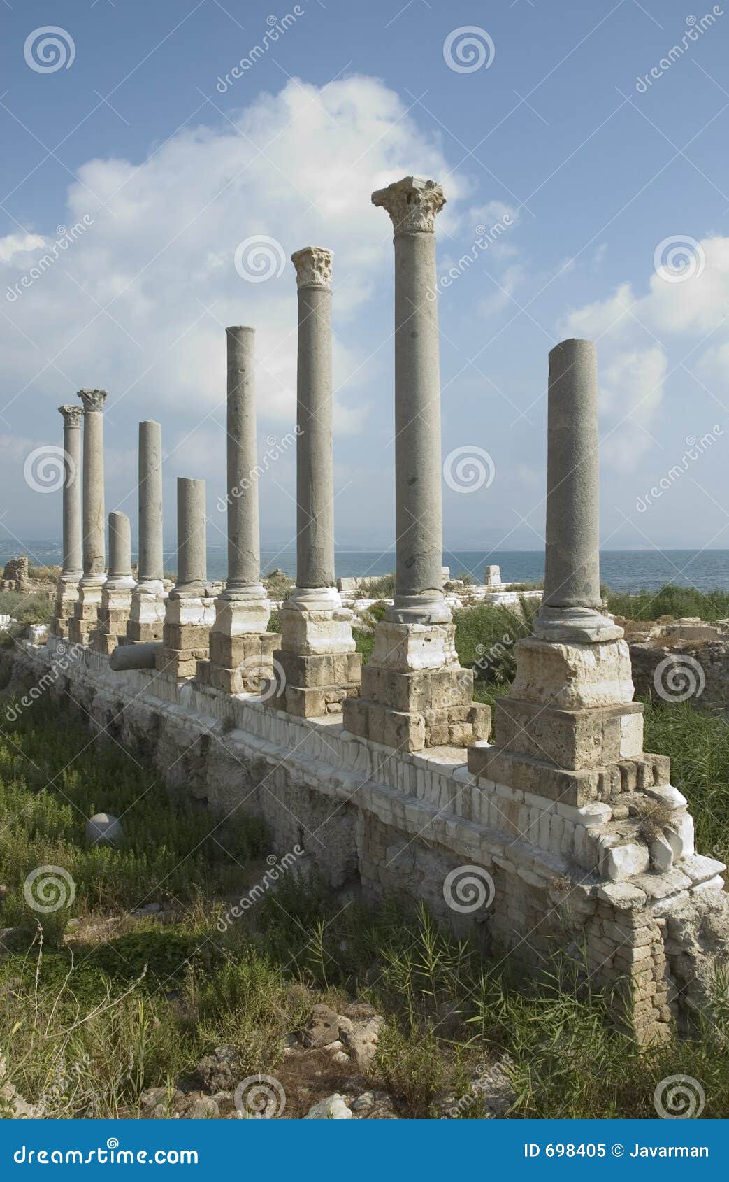 Ancient columns stock image. Image of archeology, religion - 698405
