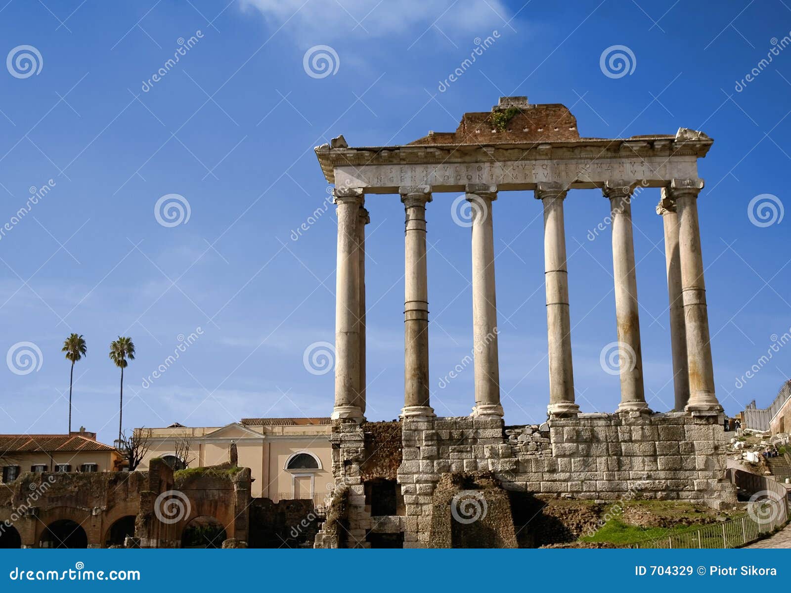 Ancient columns stock image. Image of museum, landmark - 704329