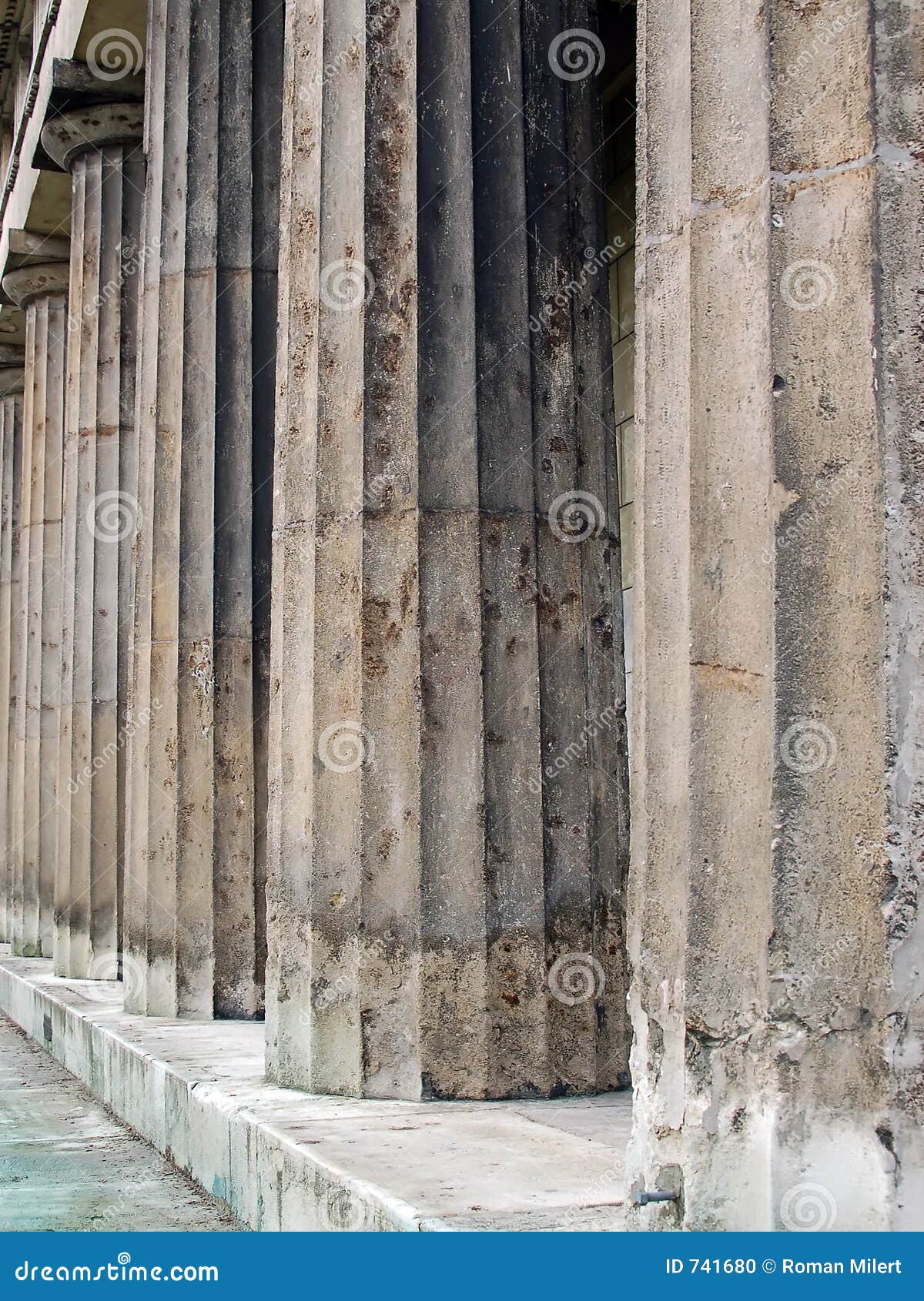 Ancient columns stock photo. Image of heritage, stairs - 741680