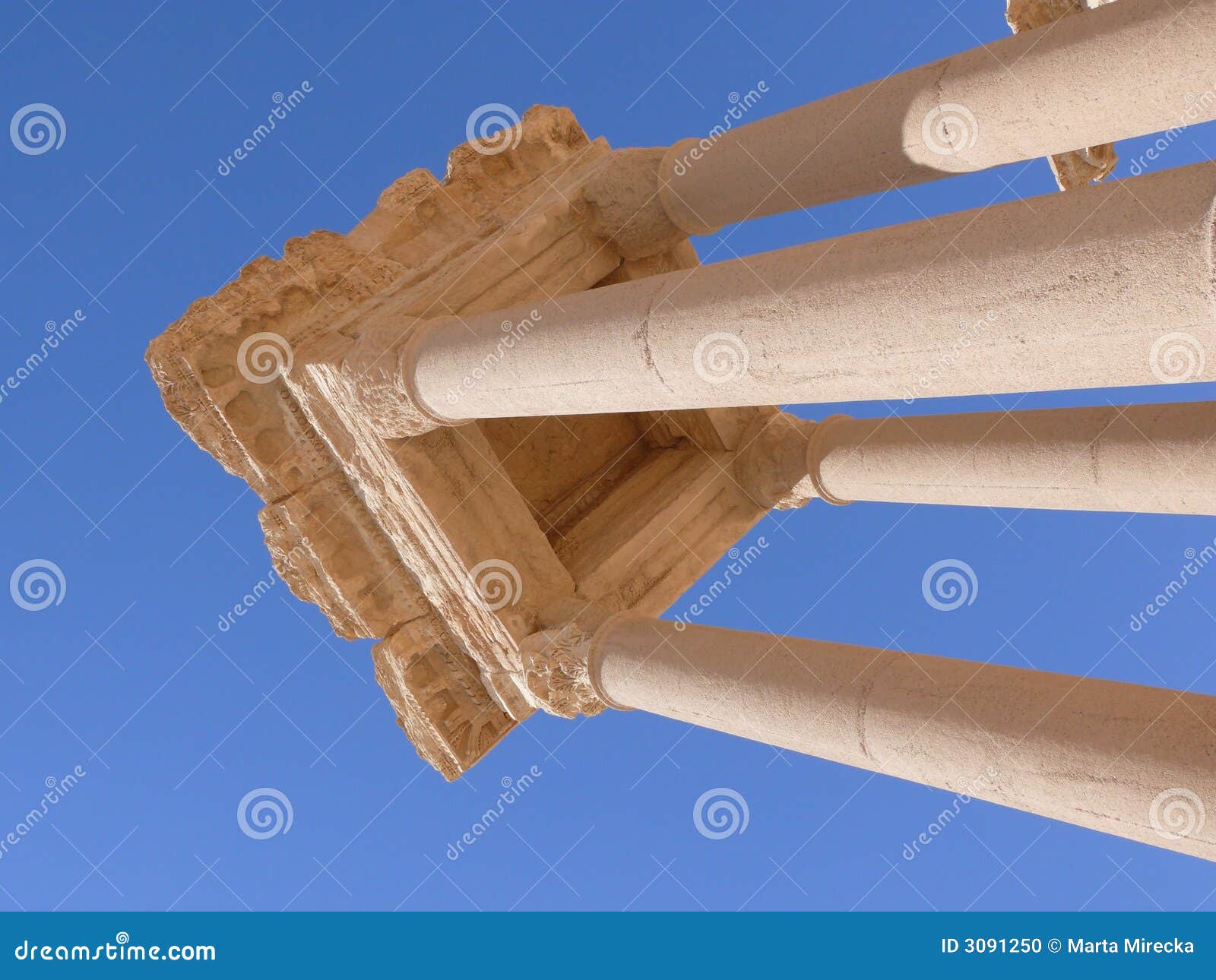 Ancient Columns, Palmyra Syria Stock Photo - Image of column, doric ...