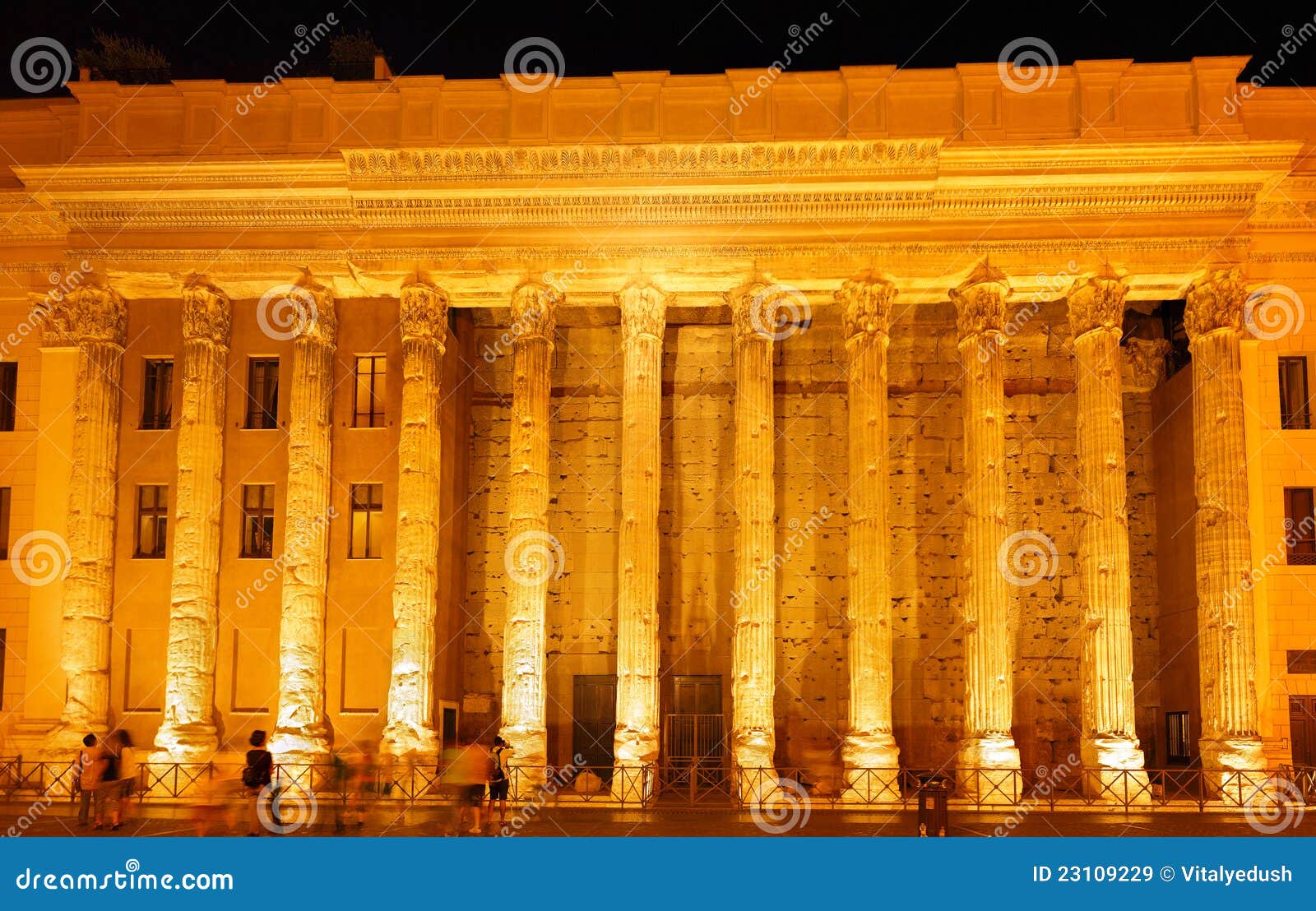 Ancient Columns in Rome stock image. Image of eternity - 23109229