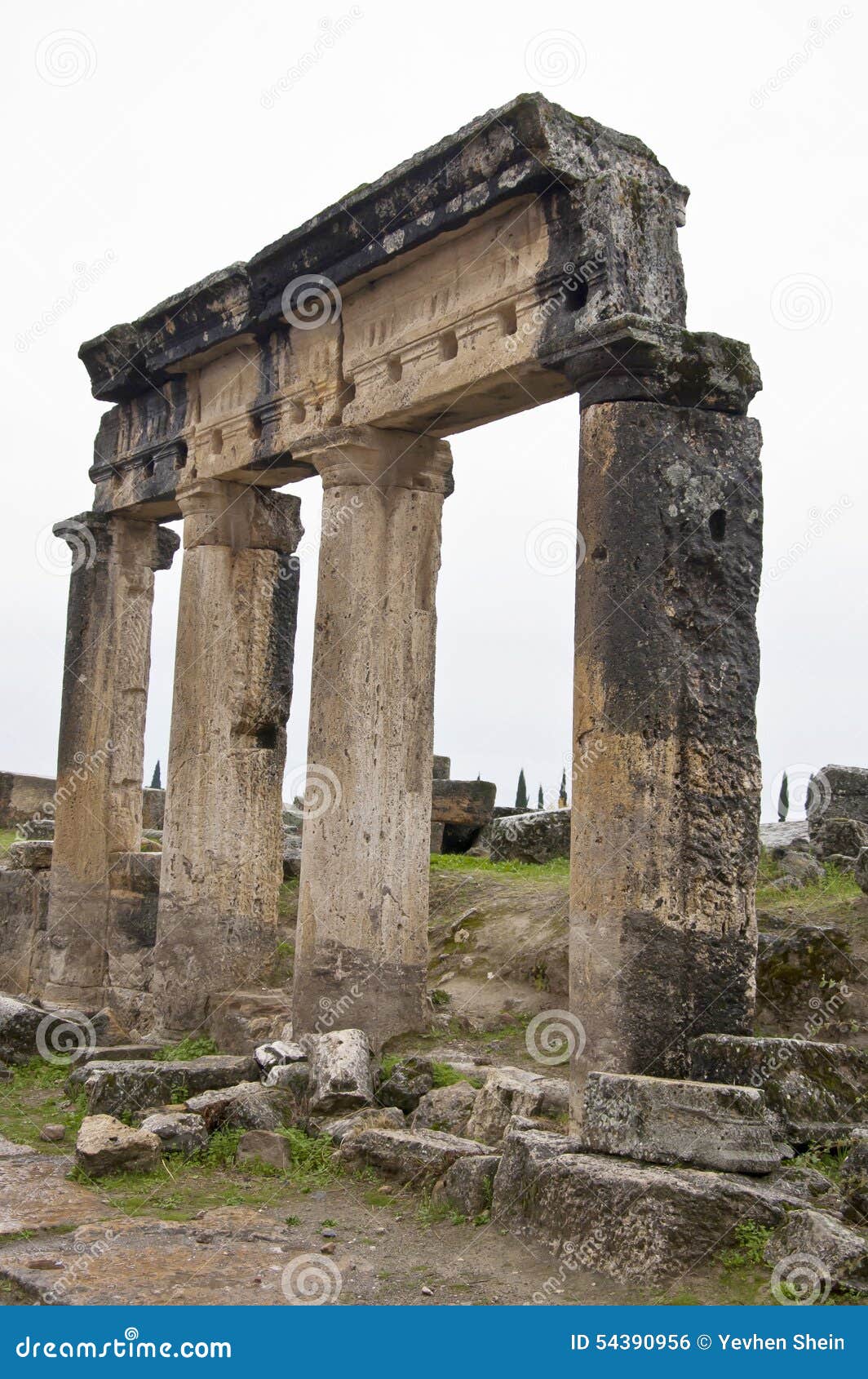 Ancient Columns stock photo. Image of column, greek, architectural ...
