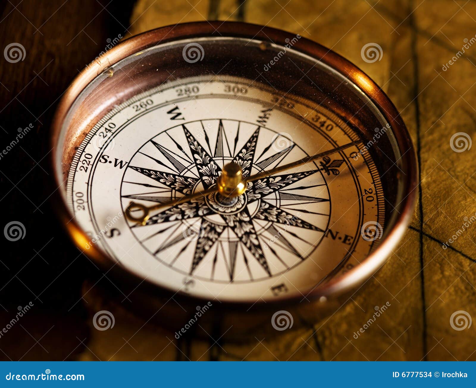 Ancient compass stock photo. Image of retro, coarse, unique - 6777534
