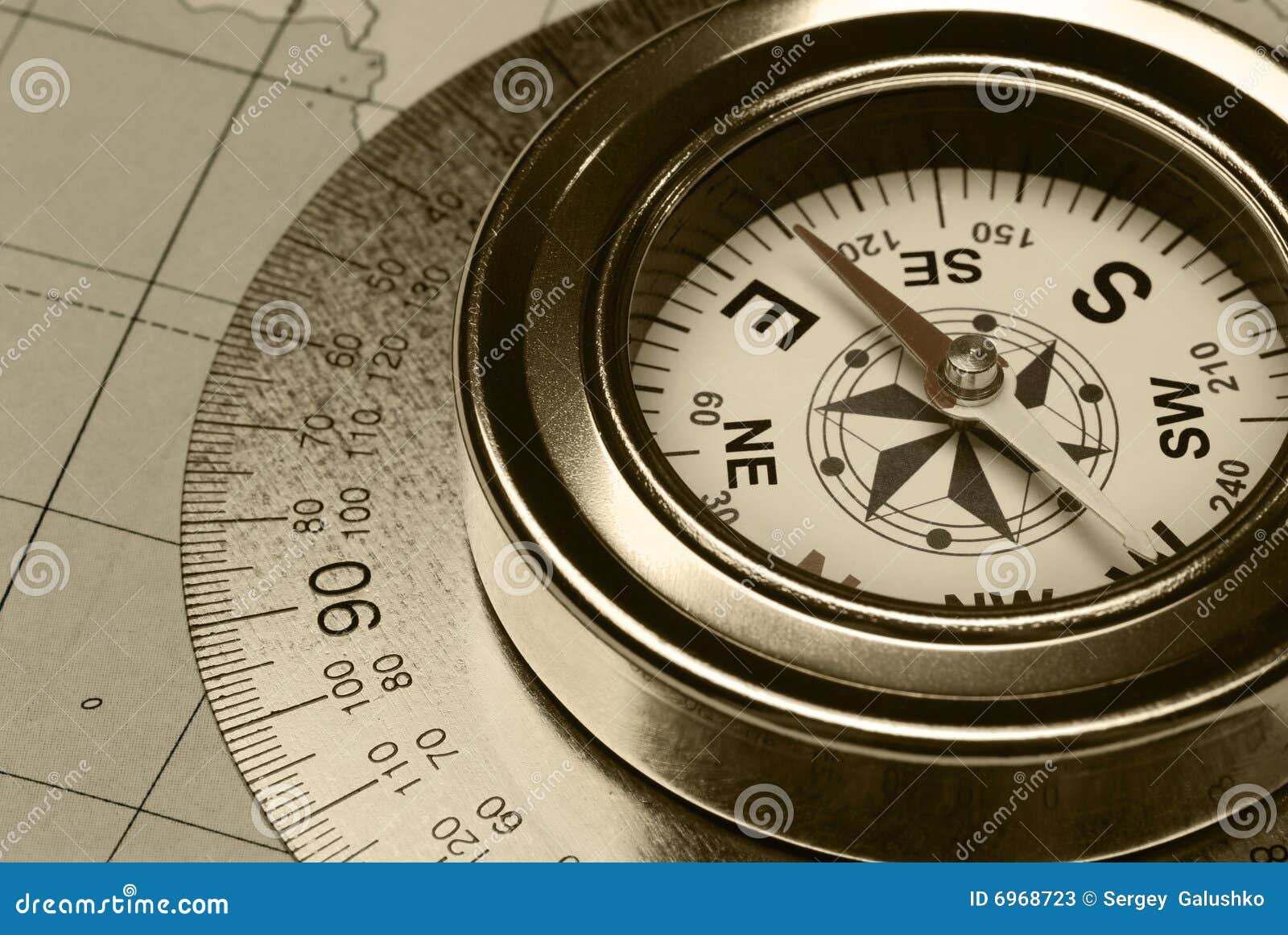 Ancient compass stock image. Image of geography, maps - 6968723